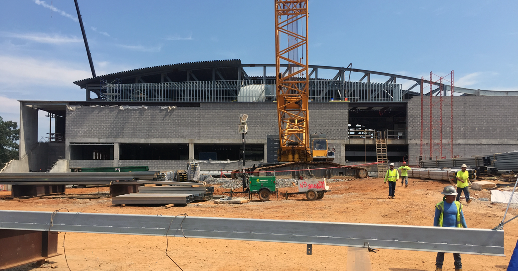 UNG Tops Off Convocation Center - University of North Georgia Athletics