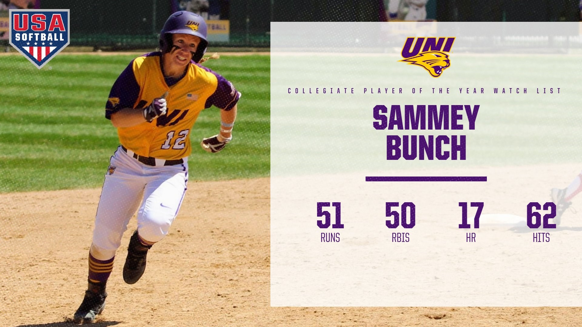 Sammey Bunch - 2021 - Softball - UNI Athletics