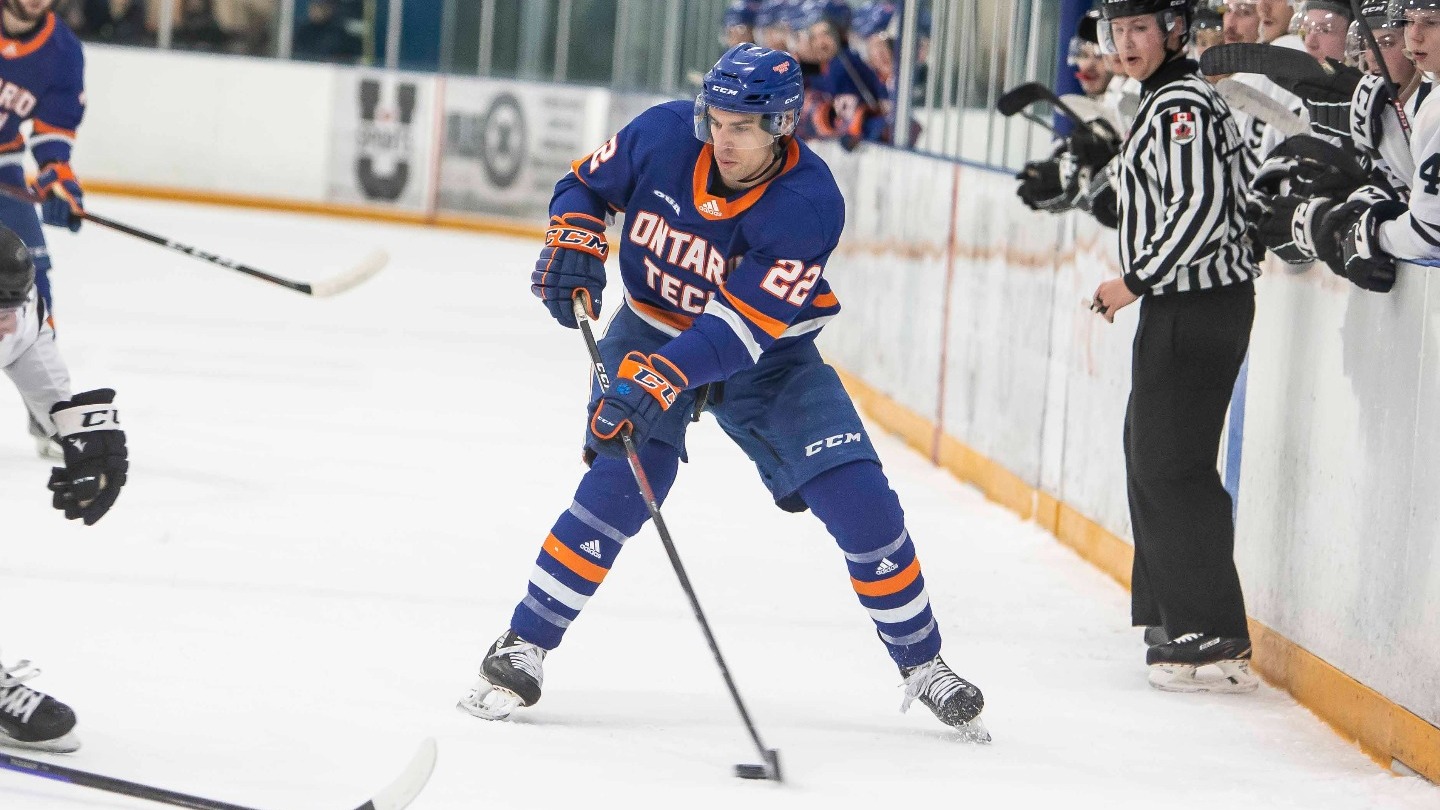 White's heroics fall short in overtime - Ontario Tech Athletics