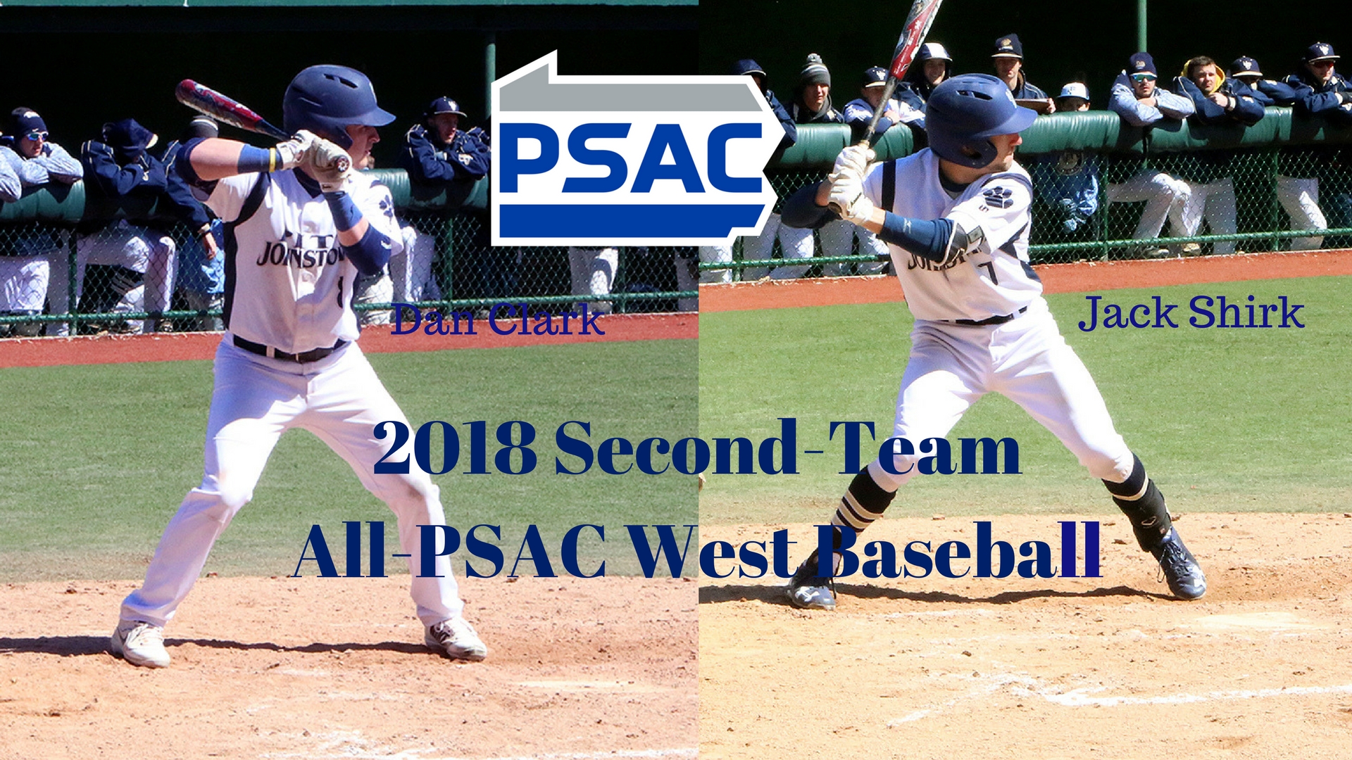 Dan Clark, Jack Shirk Named Second-Team All-PSAC West Baseball ...