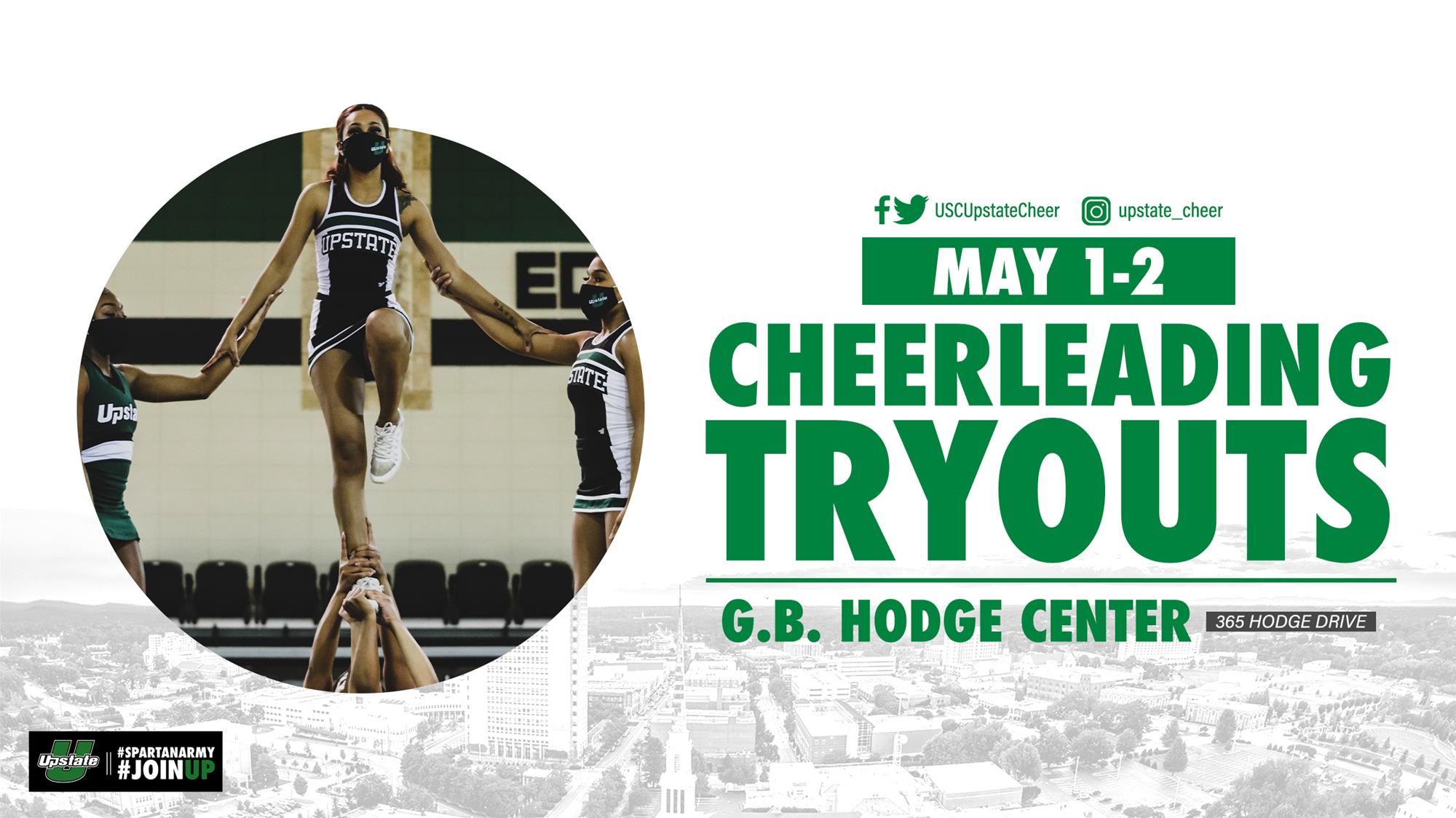 Upstate Cheerleading Tryouts set for September 12-13 - University of ...