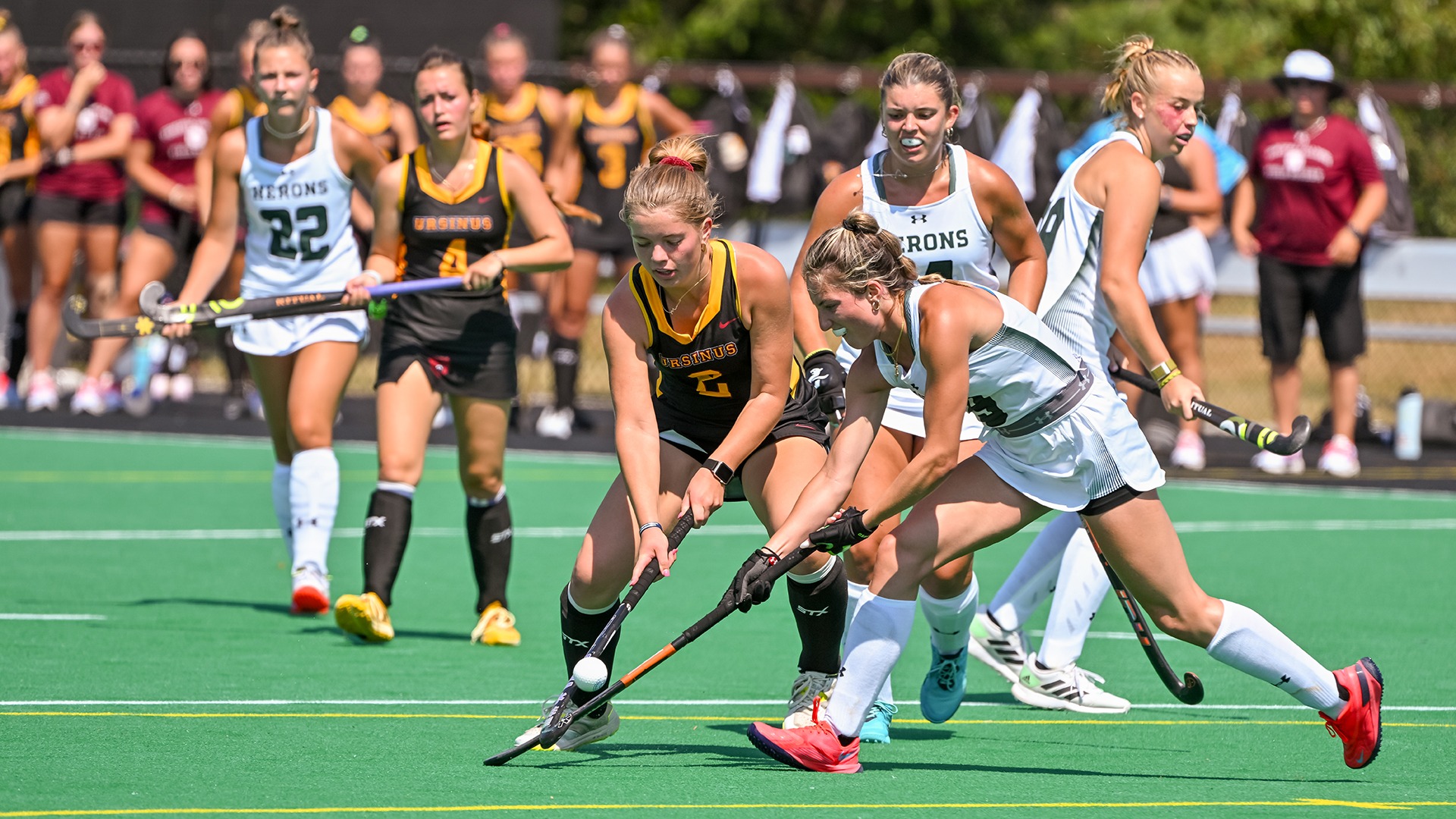 Field Hockey Downed by No. 3 Johns Hopkins in CC Opener - Ursinus College