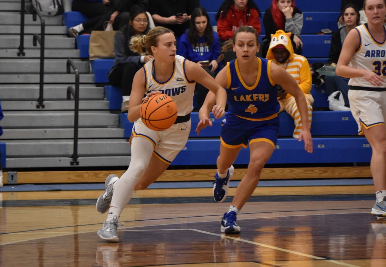 Road Win Against Clarion For Arrows Basketball - Ursuline College Athletics