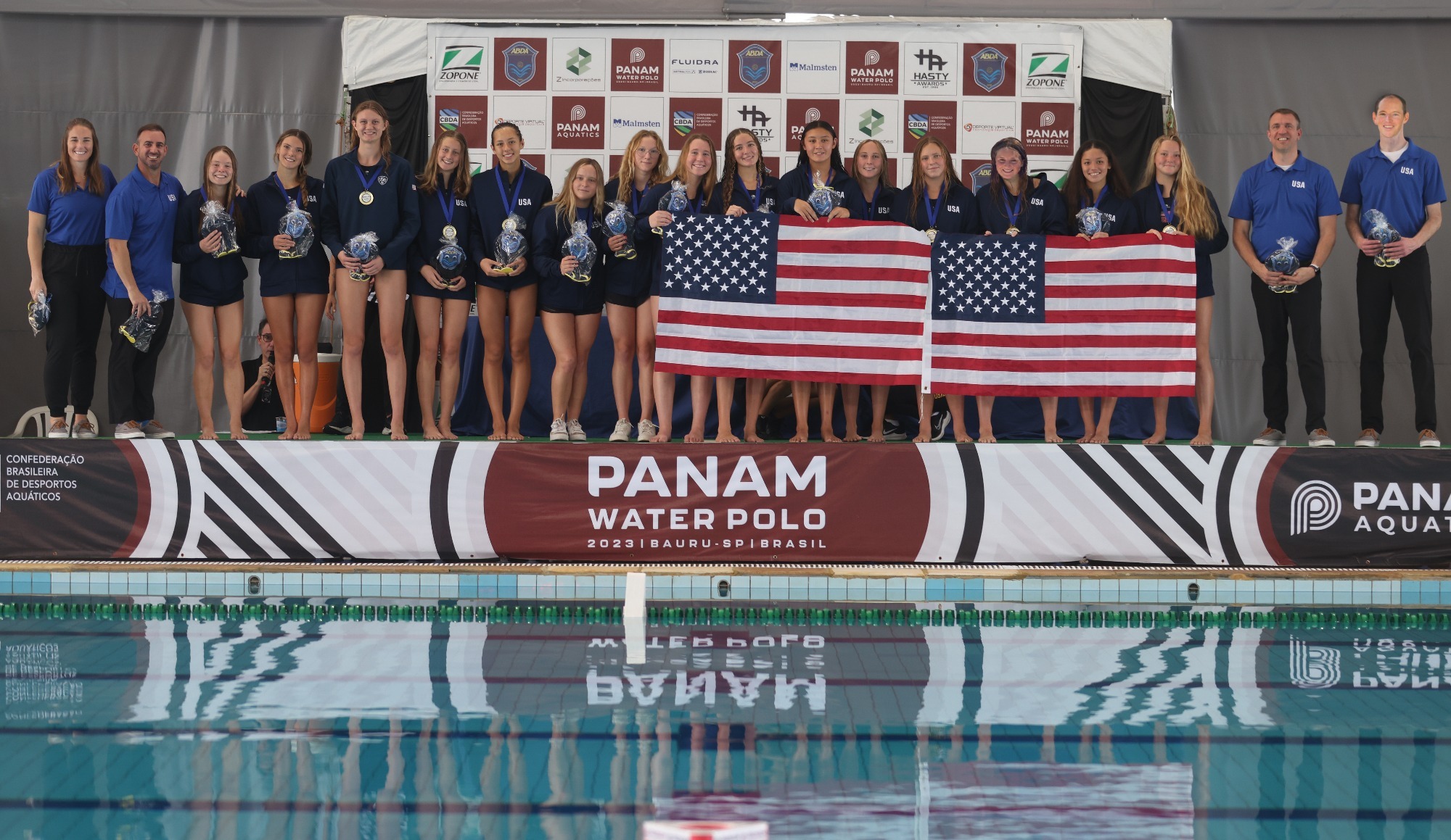 USA Women Win Gold At 2023 PanAm Aquatics U17 Championships! - USA ...