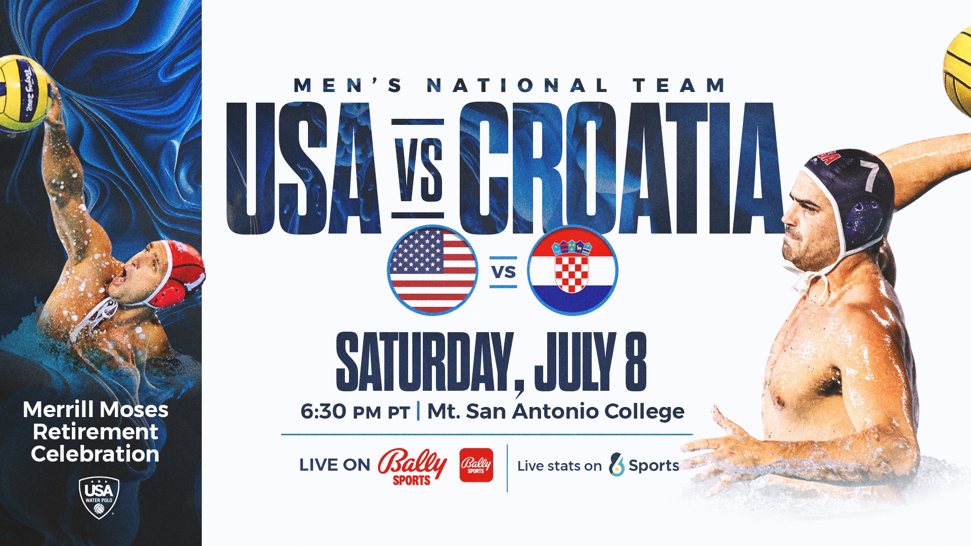 USA Men To Host Croatia On July LIVE On Bally Sports; 3x Olympian ...