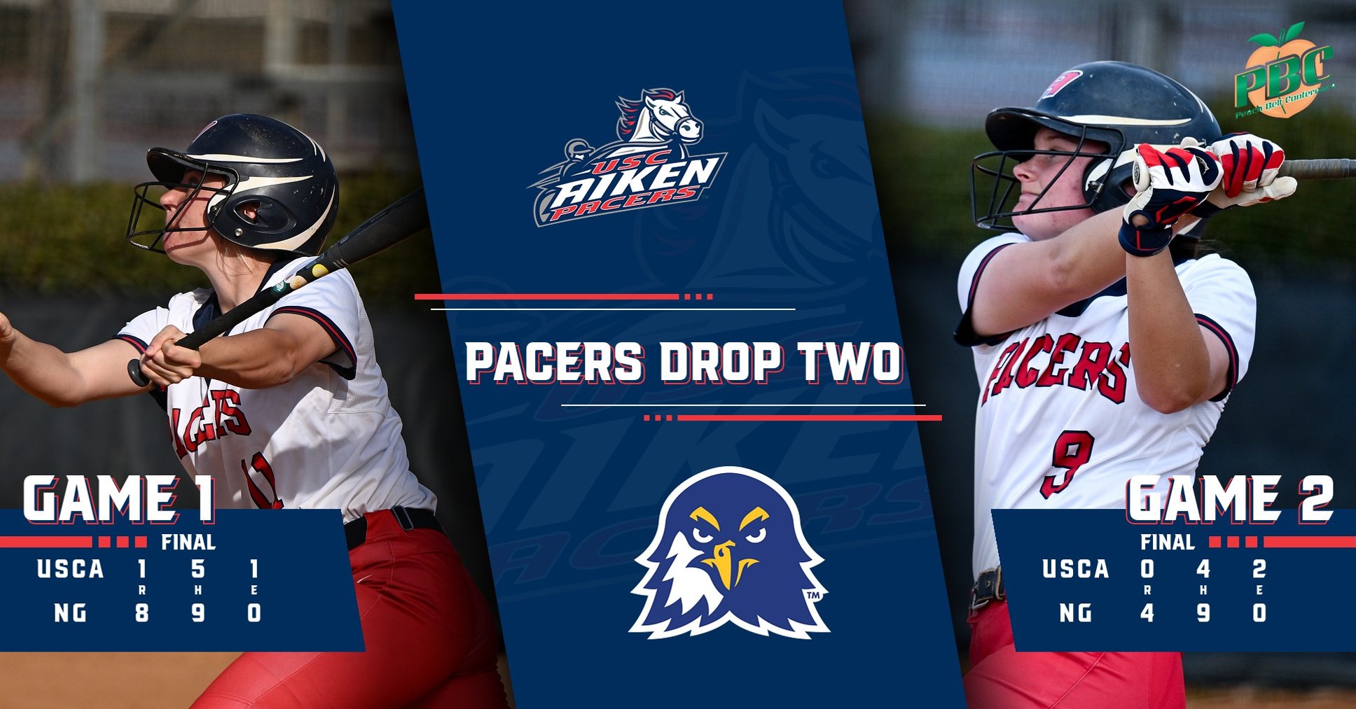 Pacers Drop Both Doubleheader Games To Nighthawks - University of South ...
