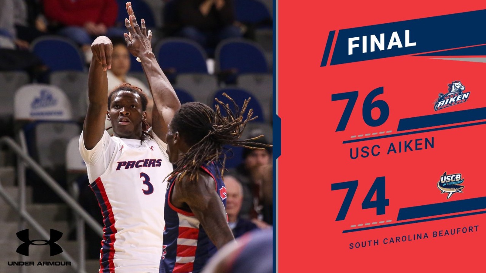 Tyler Johnson’s Last Second Heroics Send Pacers Past USC Beaufort - University of South Carolina ...