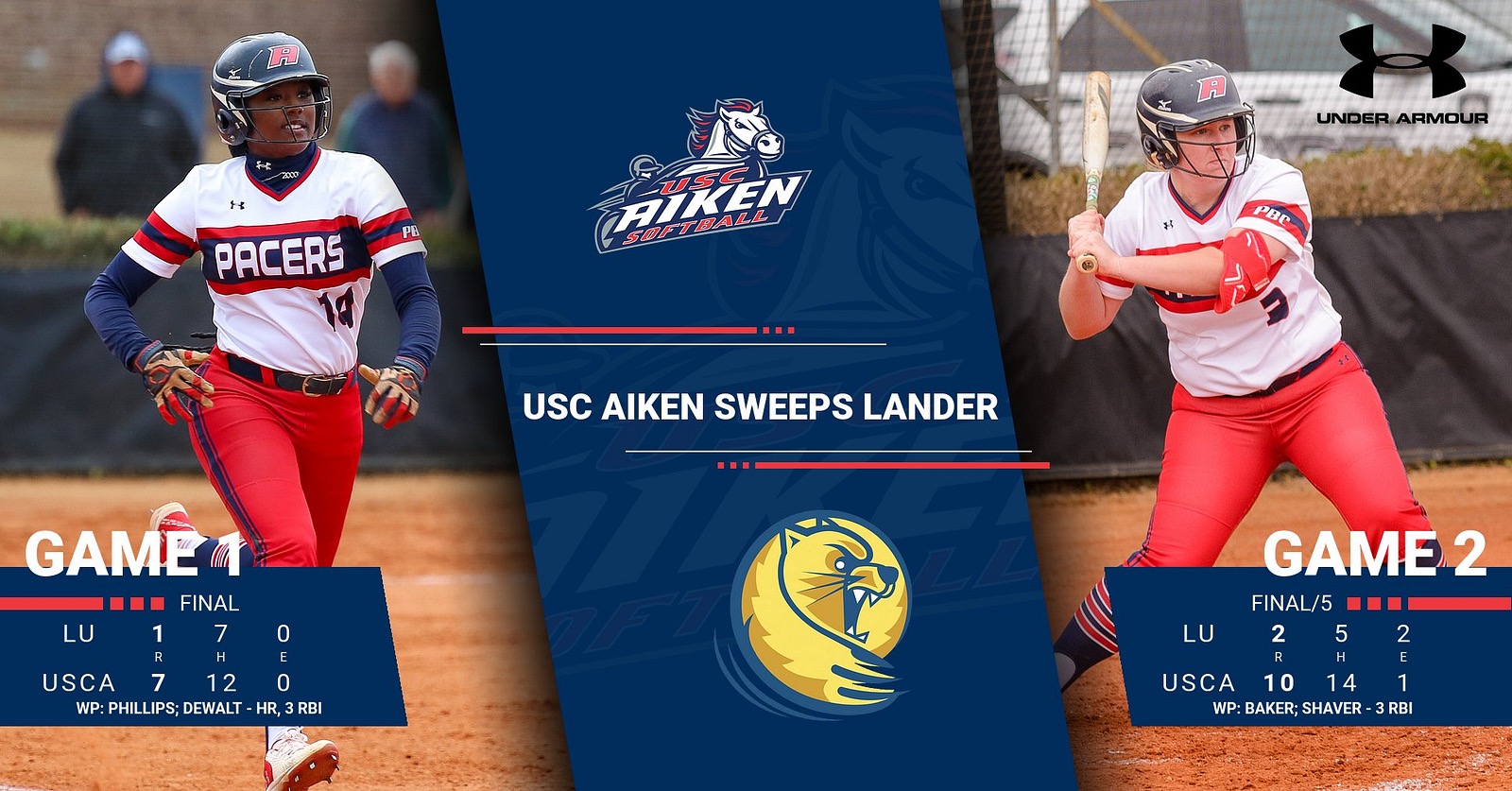Pacers Complete Sweep Of Bearcats - University of South Carolina Aiken Athletics