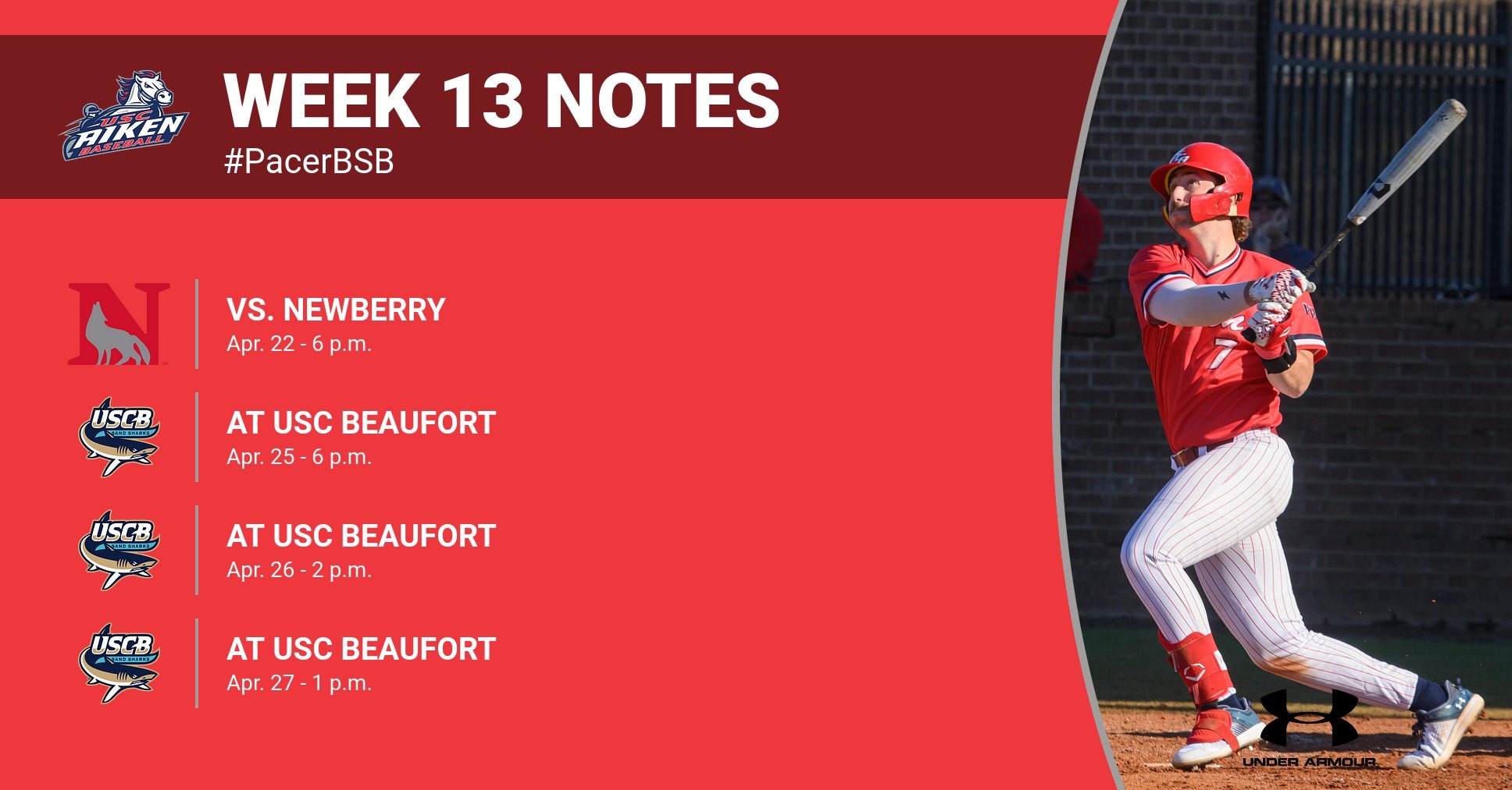 USCA Announces 2025 Baseball Schedule - University of South Carolina ...