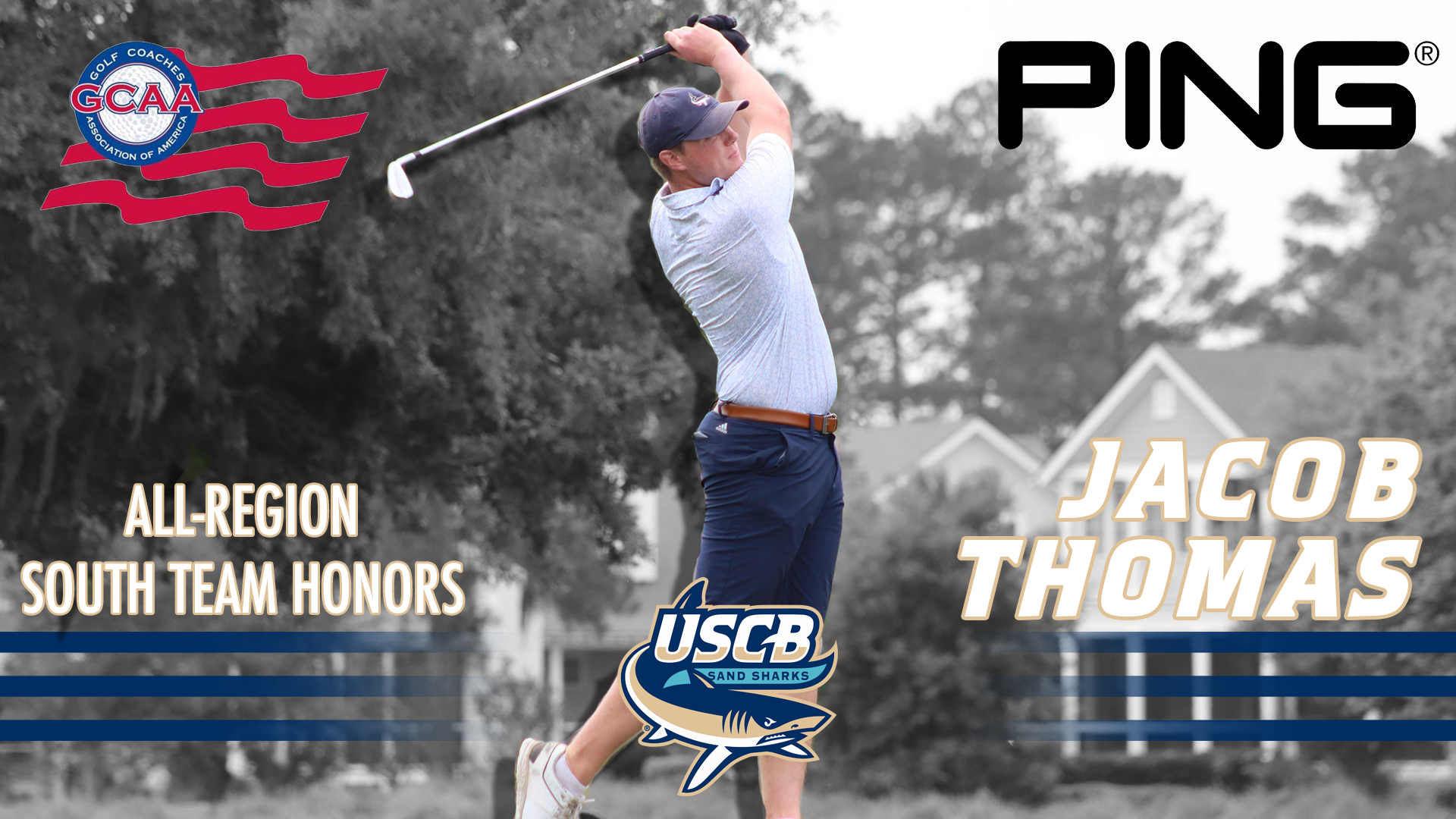 Thomas Named to NAIA PING All-Region Team - USCB Athletics