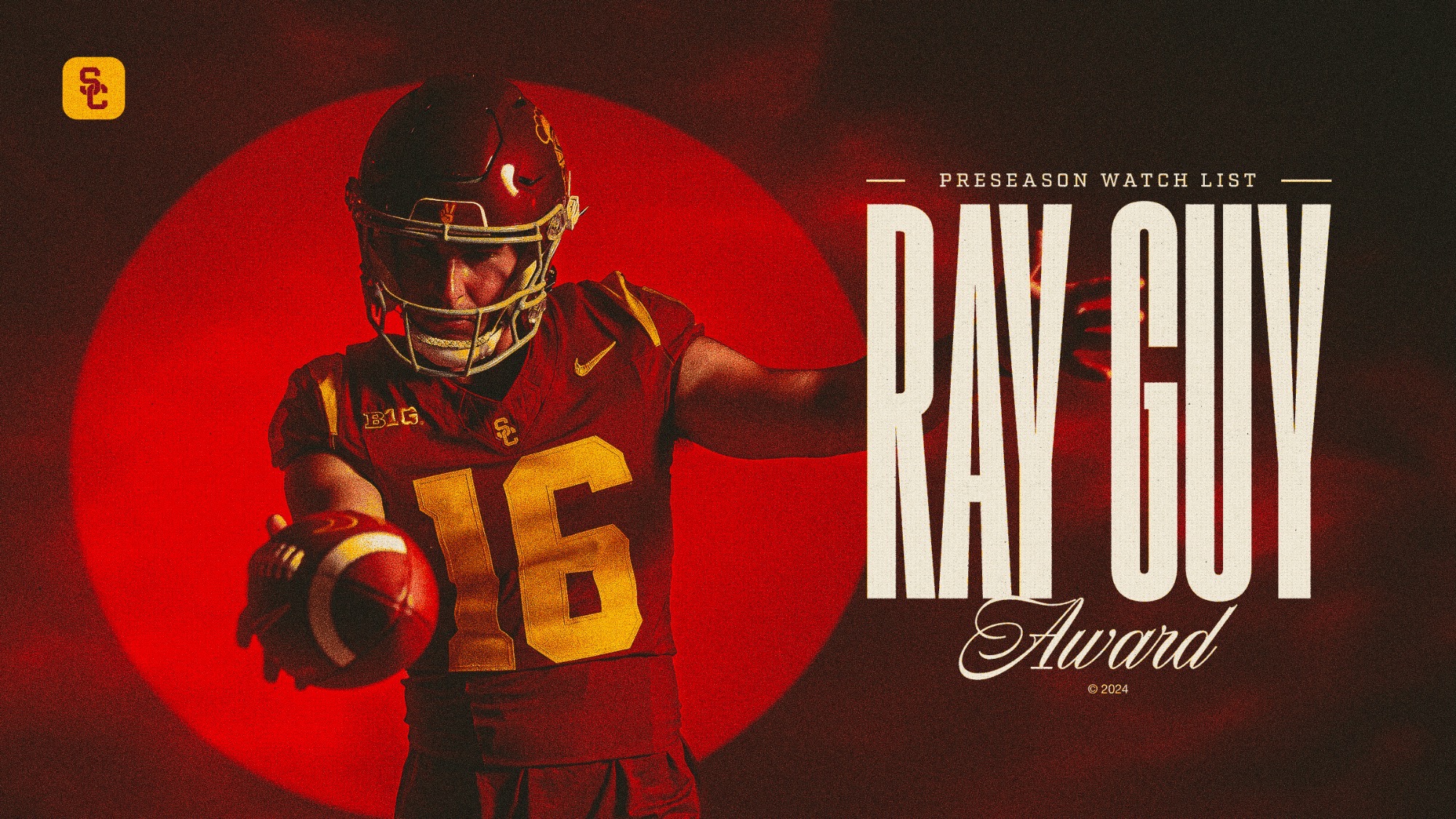 Uscs Zachariah Branch Named To 2024 Paul Hornung Award Watch List