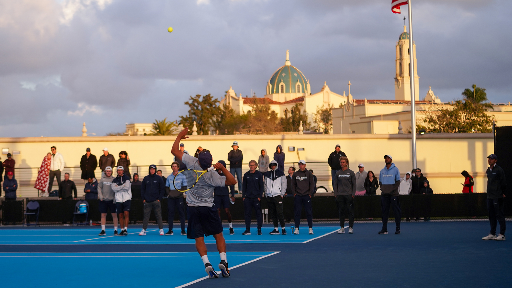 #41 SMU Edges #35 Men’s Tennis, 4-3 - University of San Diego Athletics