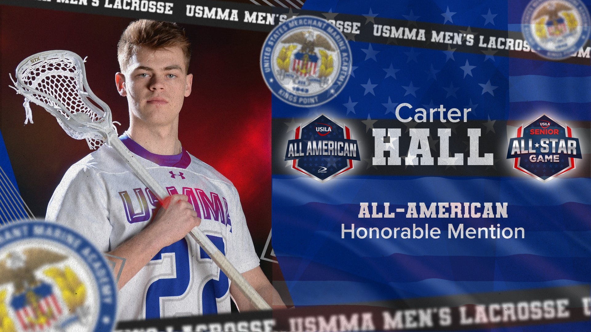 Carter Hall - 2023 - Men's Lacrosse - United States Merchant Marine Academy