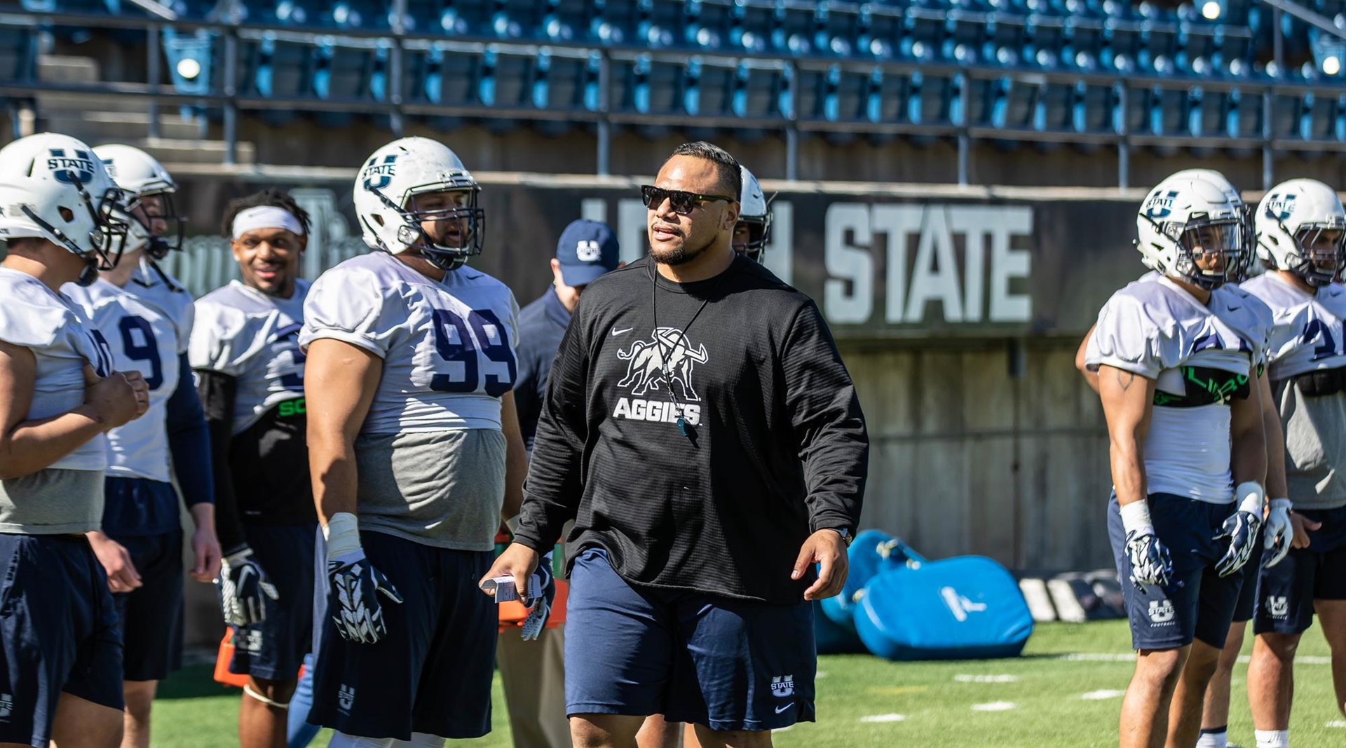 Q&A With New Utah State Defensive Ends Coach Bojay Filimoeatu - Utah ...