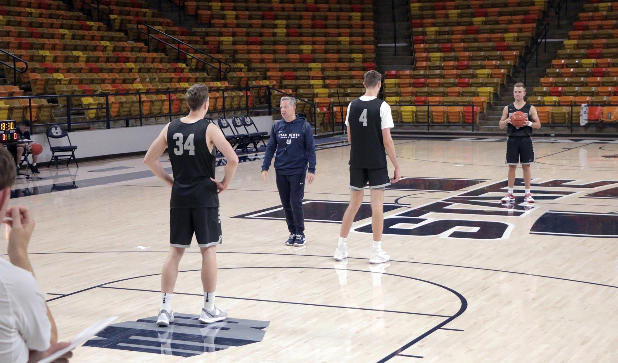 USU Men’s Basketball Completes First Official Practice for the 2021-22 ...