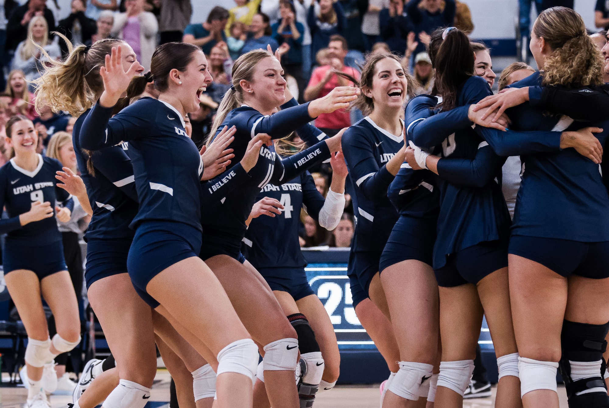 Utah State Volleyball Sweeps Nevada on Senior Day - Utah State ...