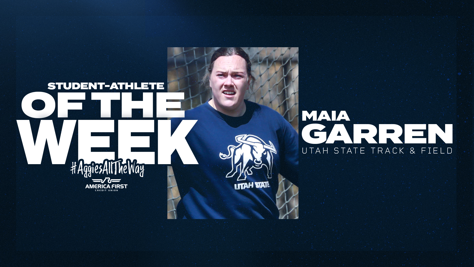 Track & Field’s Maia Garren Named America First Credit Union USU ...