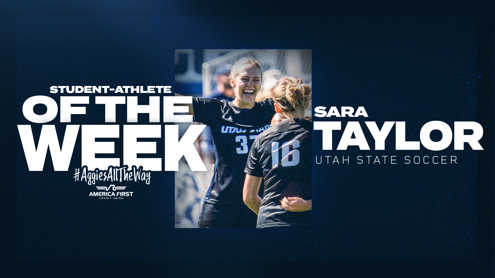 Soccer’s Sara Taylor Named America First Credit Union USU Student ...