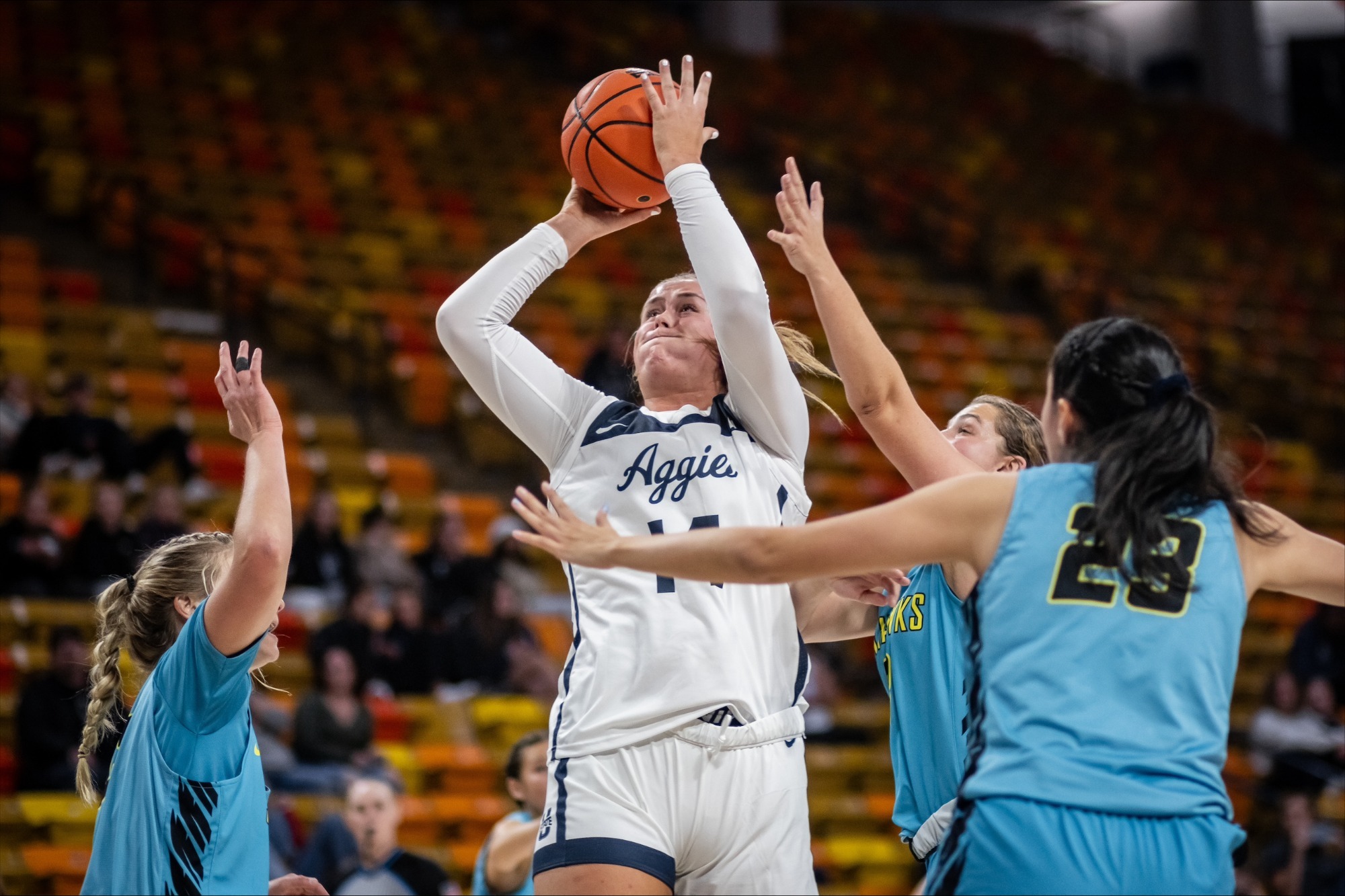 Utah State Women’s Basketball Drops Exhibition Game to Fort Lewis ...