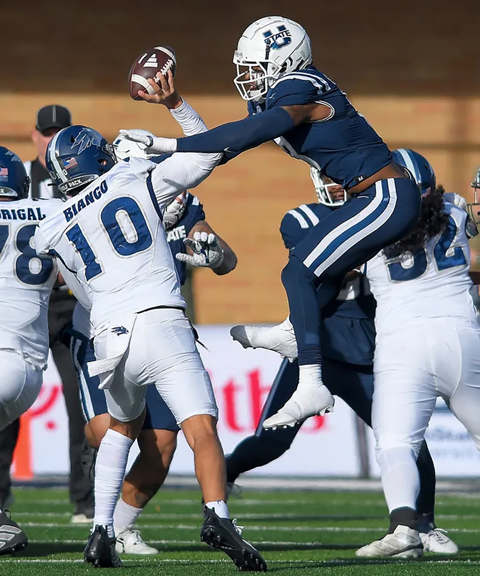 Faison’s Career Game Helps Carry Utah State Past Nevada 41-24 - Utah ...
