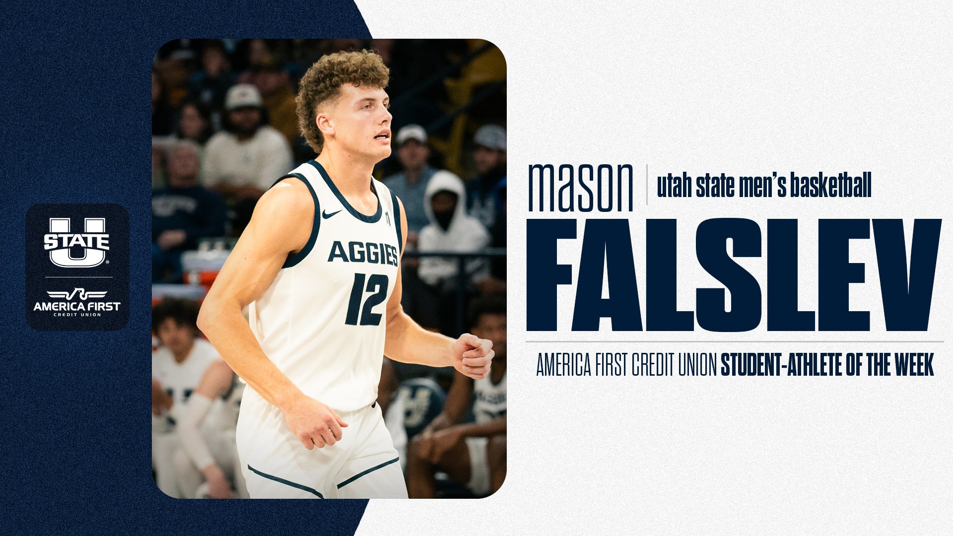 Mason Falslev Named America First Credit Union USU Student-Athlete of ...
