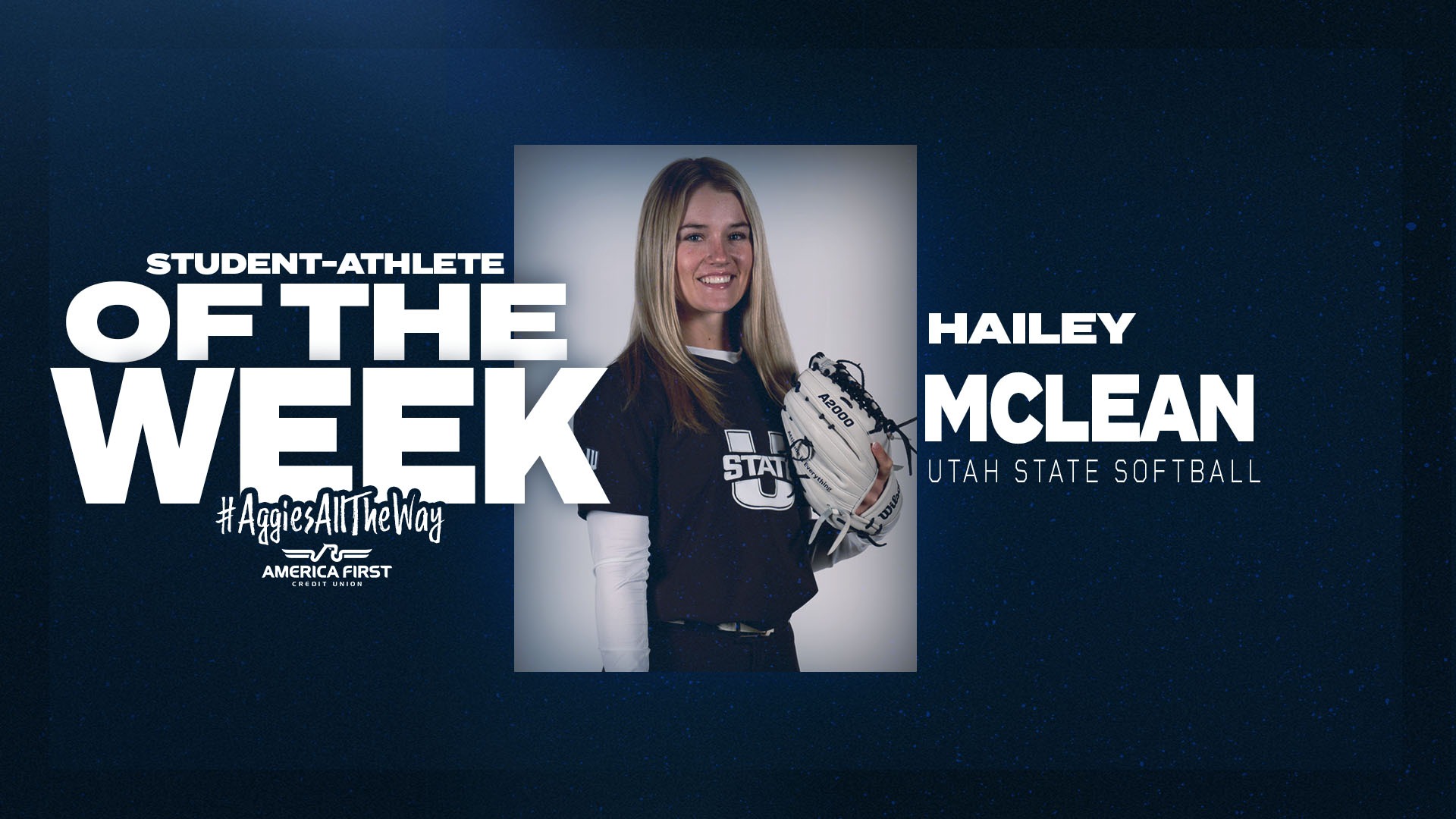 Hailey McLean Named America First Credit Union USU Student-Athlete of ...