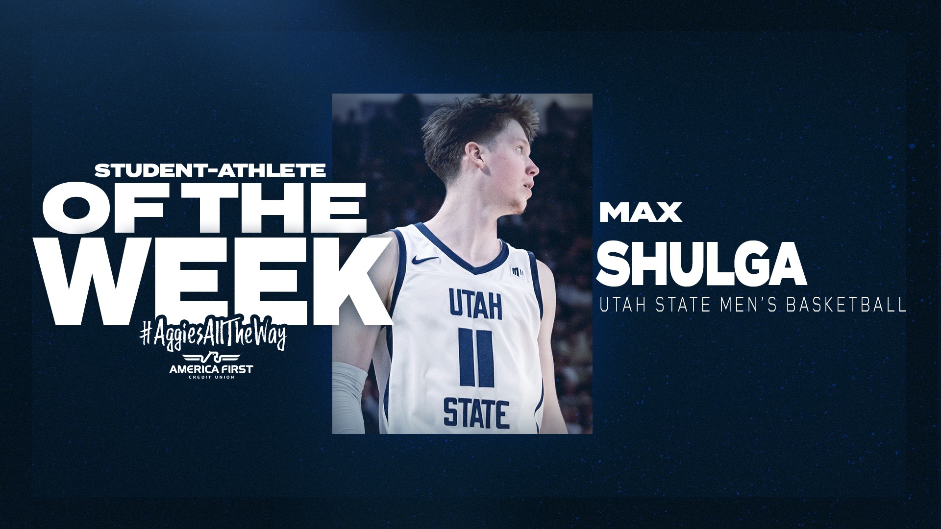 Max Shulga Named America First Credit Union USU Student-Athlete of the ...