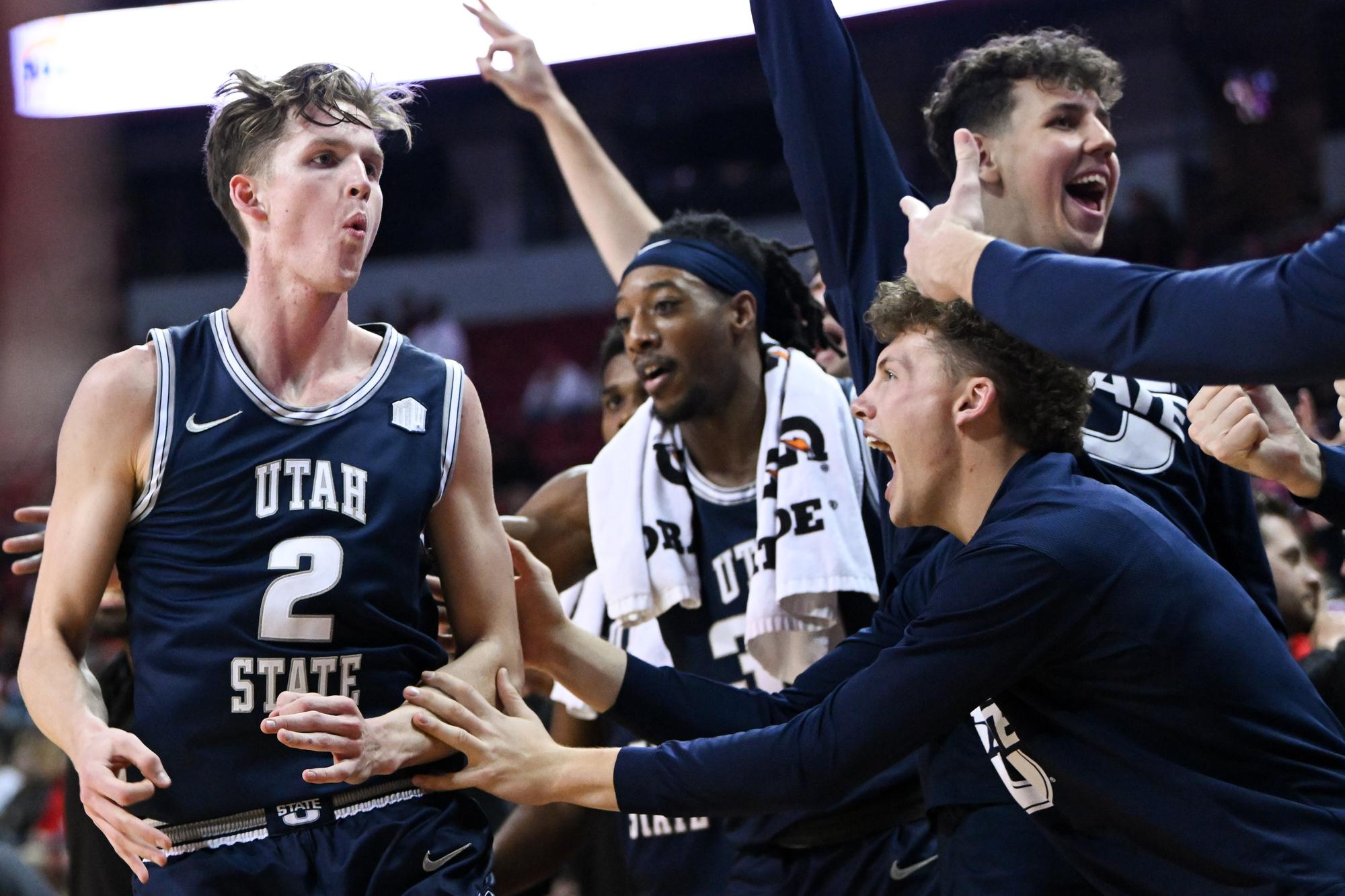 Utah State Hits the Jackpot in Vegas With 91-66 Victory Over Runnin ...