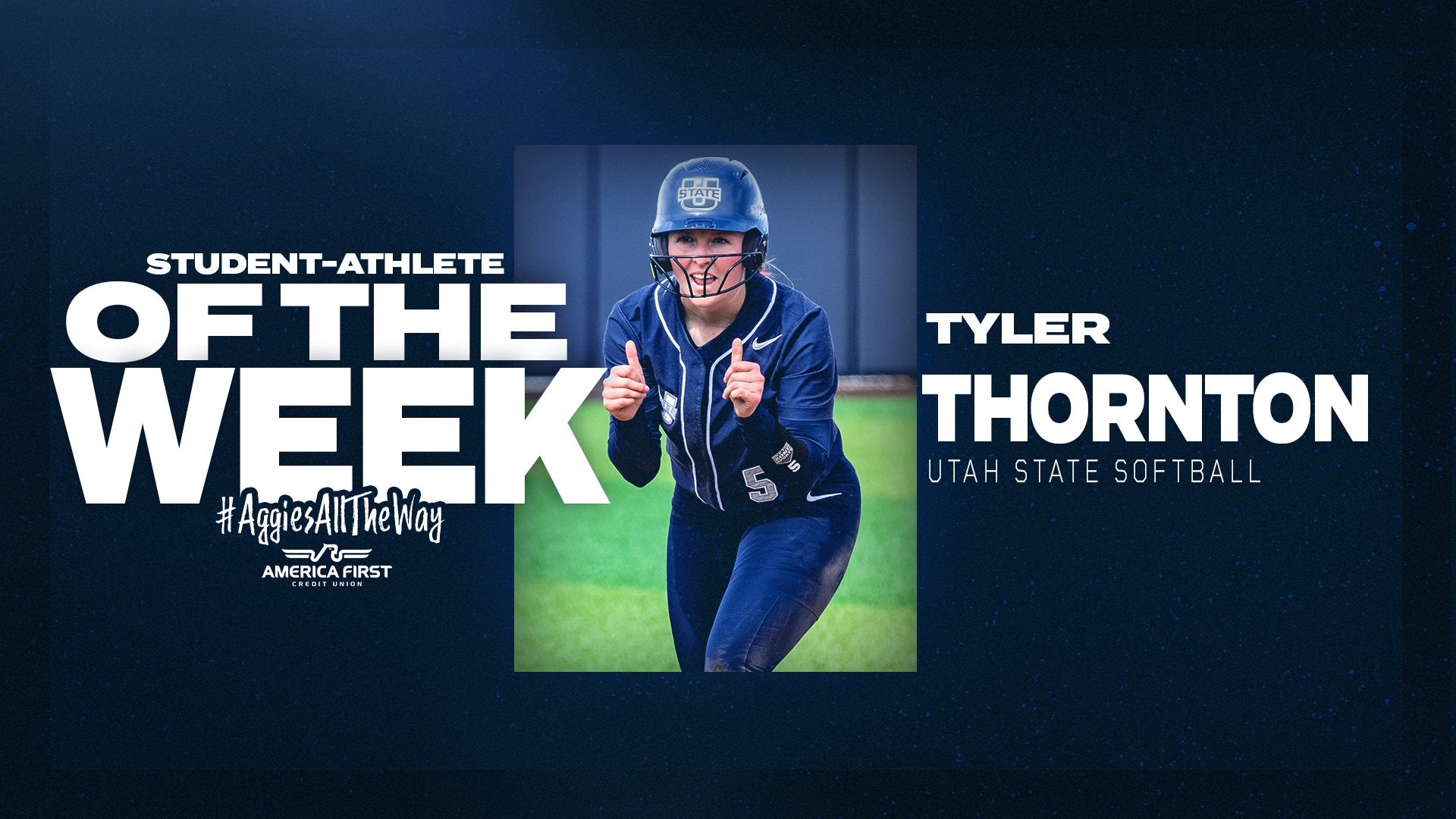 Tyler Thornton Named America First Credit Union USU Student-Athlete of ...
