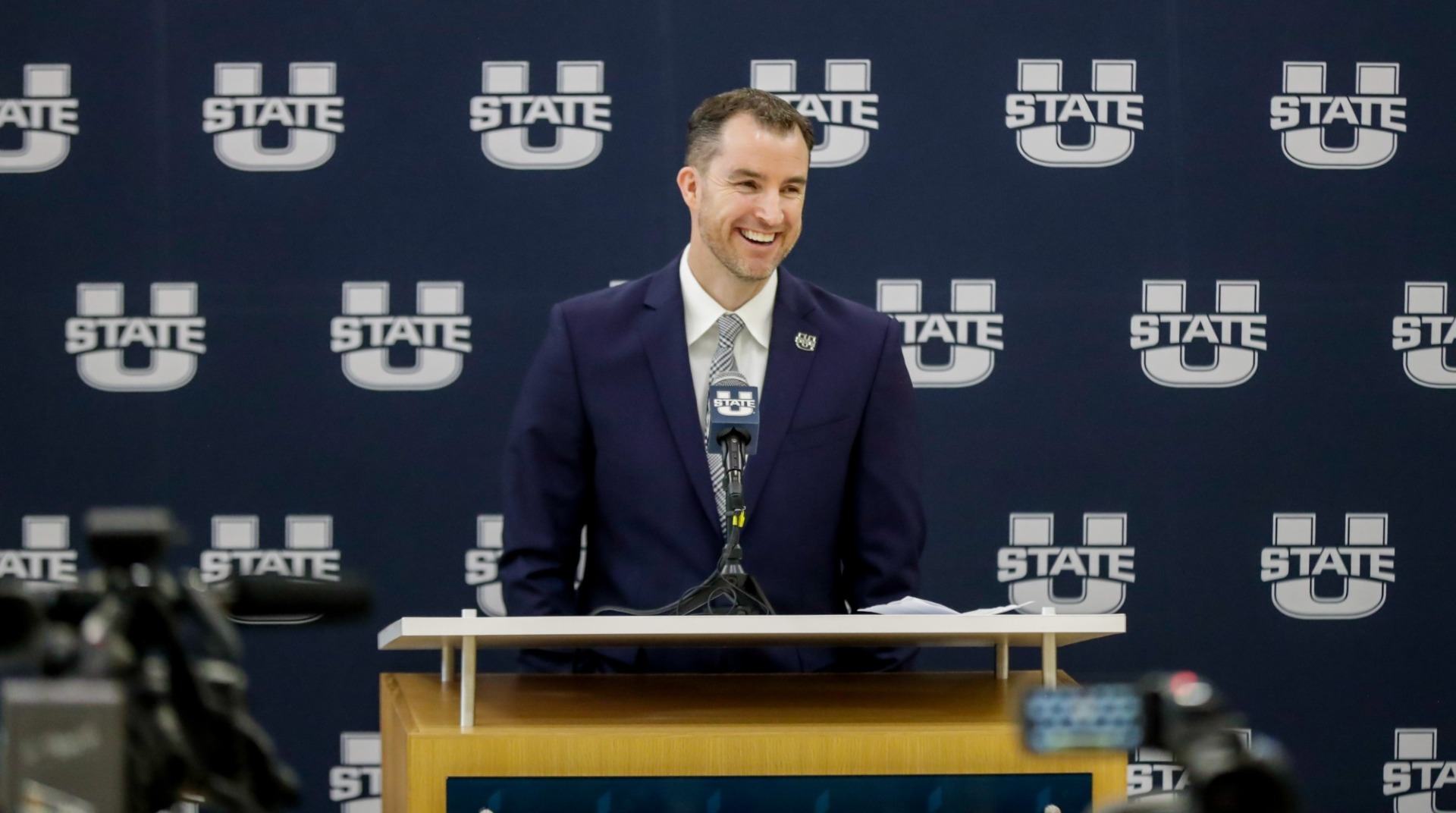 Utah State Introduces Danny Sprinkle as 21st Head Men's Basketball Coach - Utah State University ...