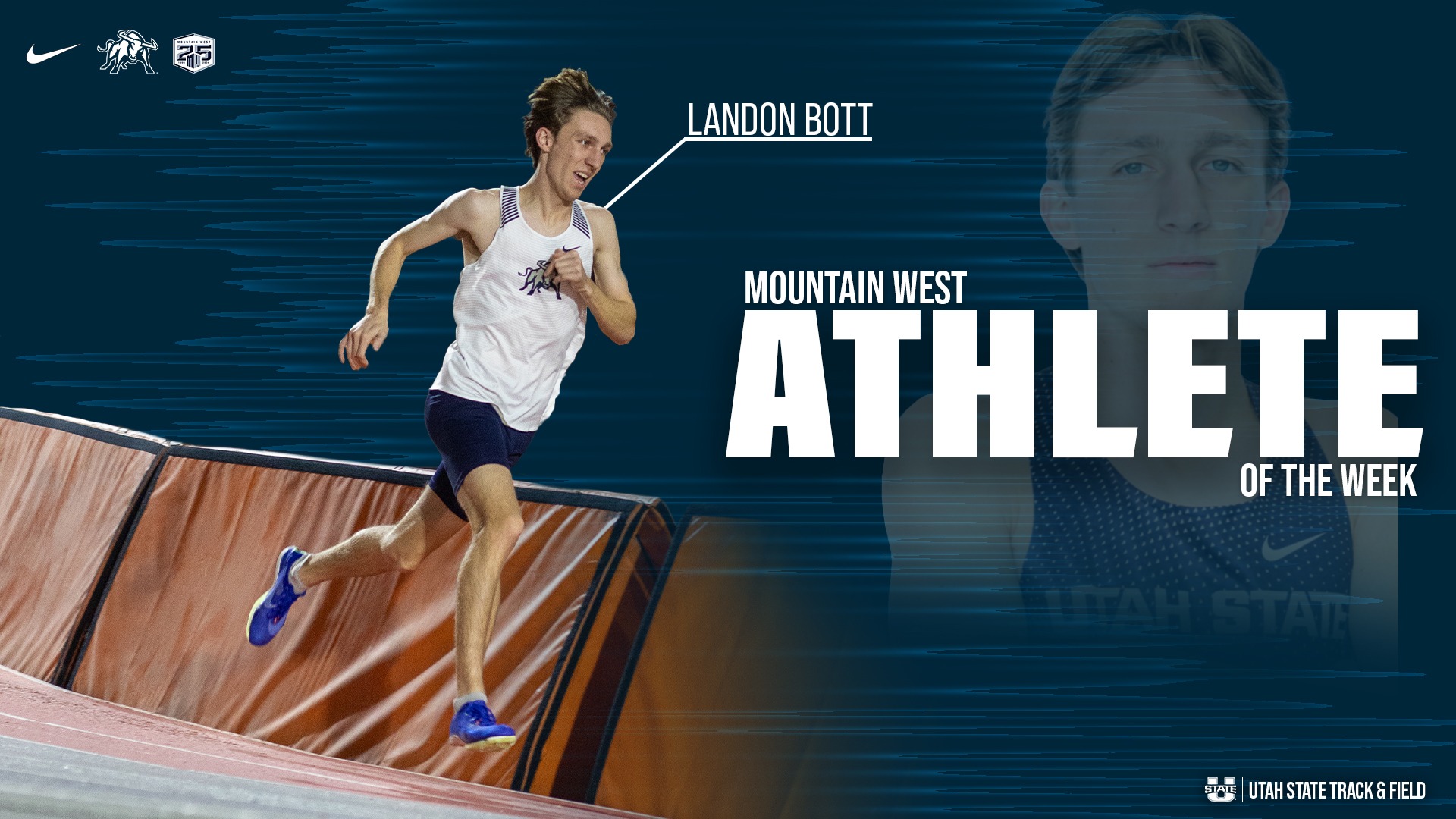 Landon Bott Honored as Mountain West Men’s Track Athlete and Freshman ...