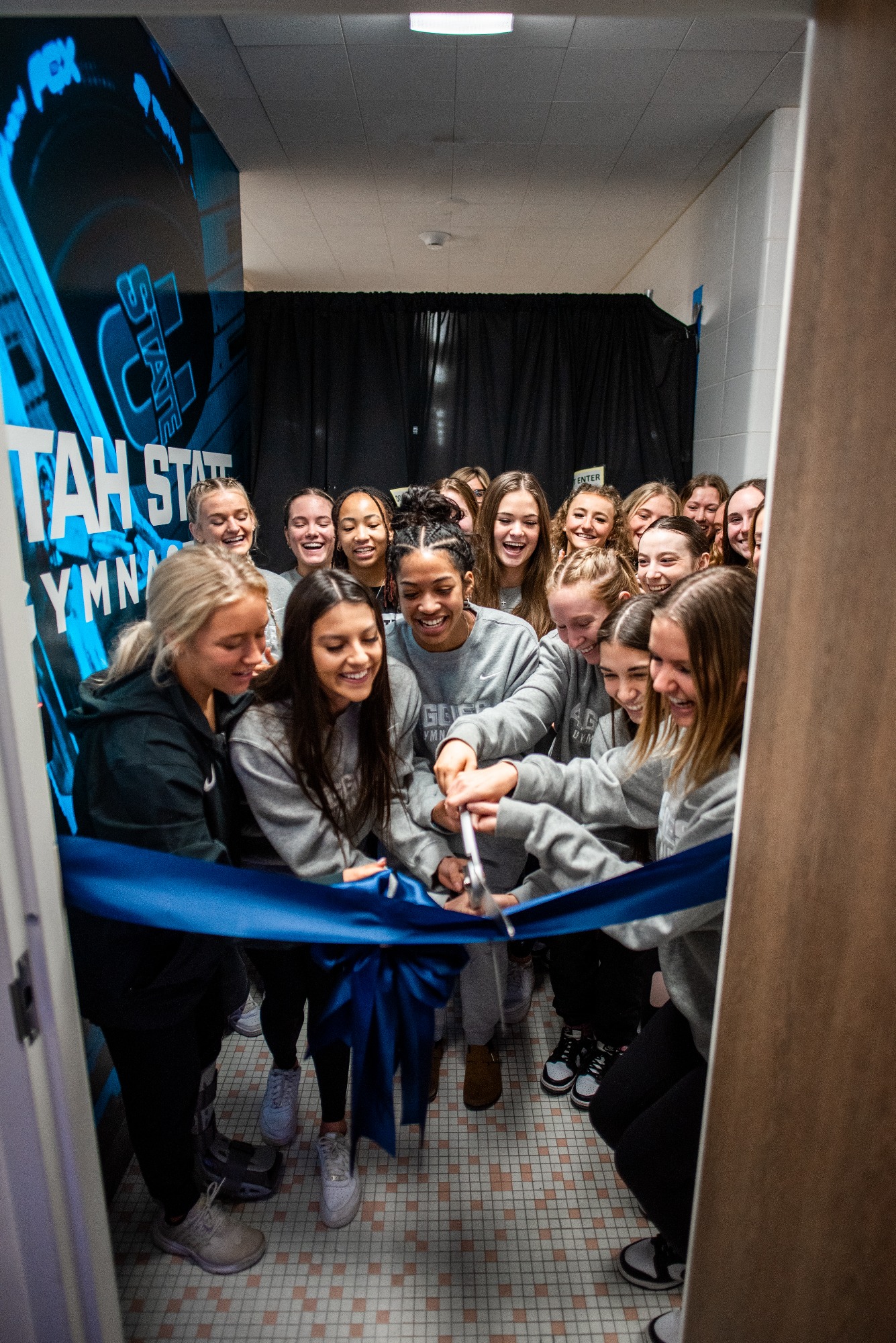 Utah State Athletics Holds Ribbon-Cutting Ceremony for New Gymnastics ...