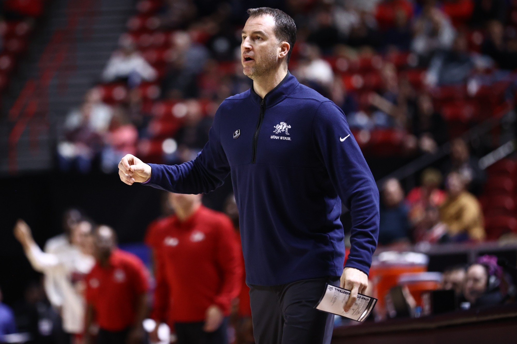 Utah State’s Danny Sprinkle Named Jim Phelan National Coach of Year Award Finalist - Utah State ...