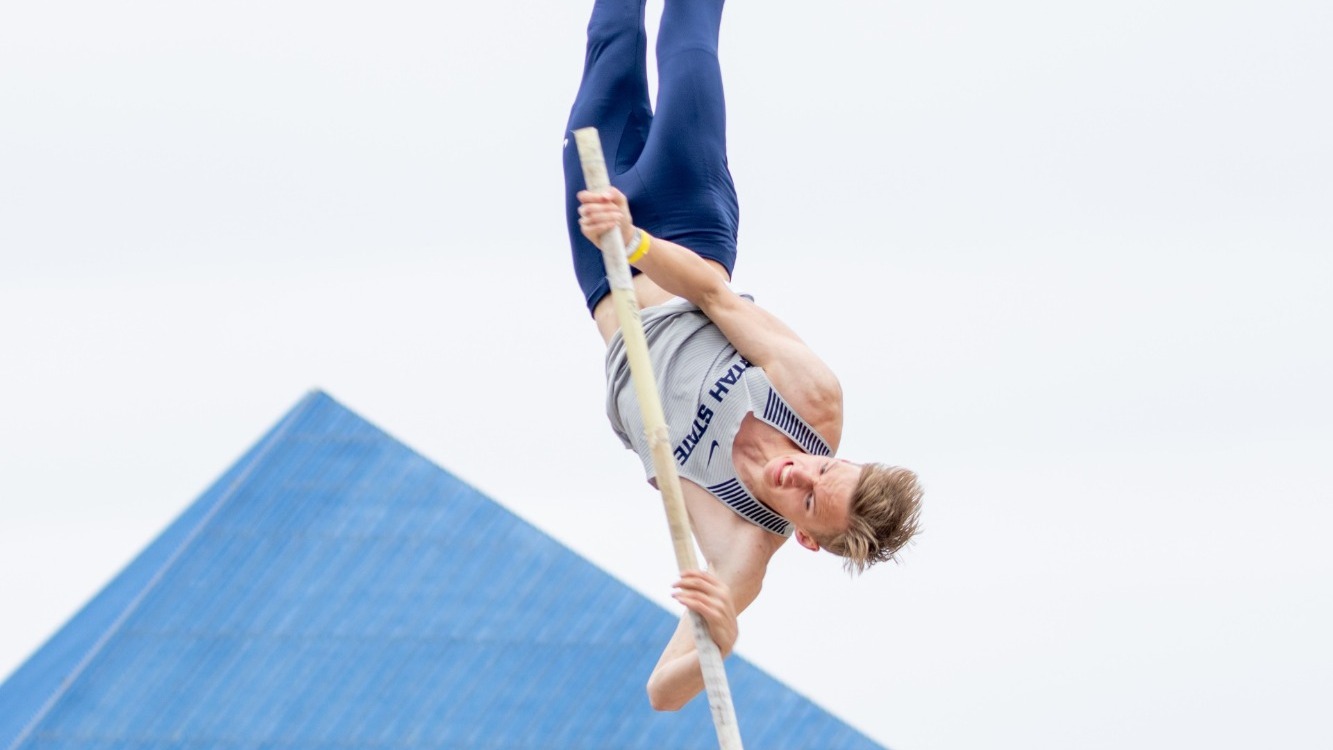Utah State Track & Field Boasts School Record and Five Titles in Rainy ...
