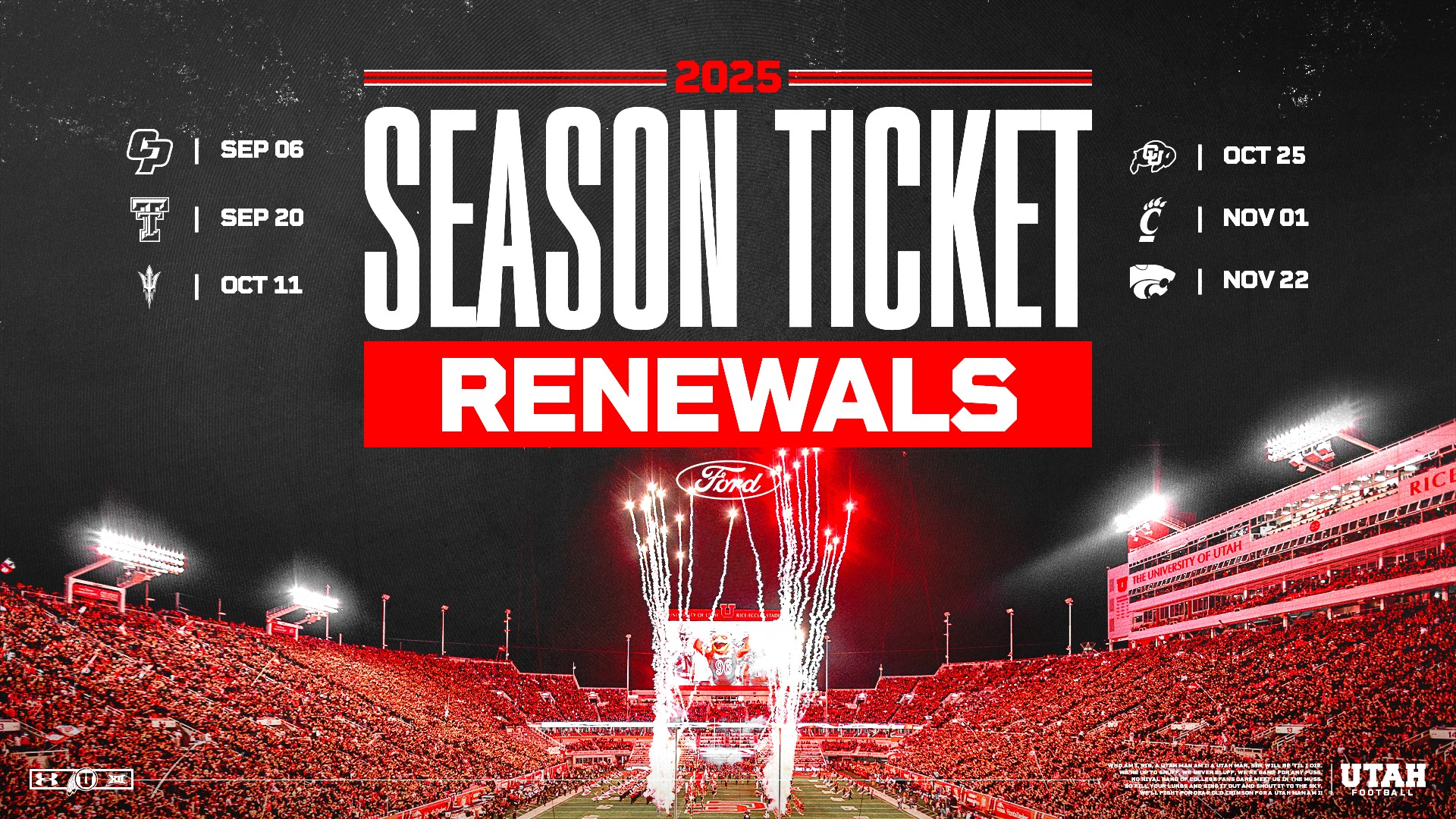 2024 Utah Football Season Ticket Renewal Process Set To Begin ...