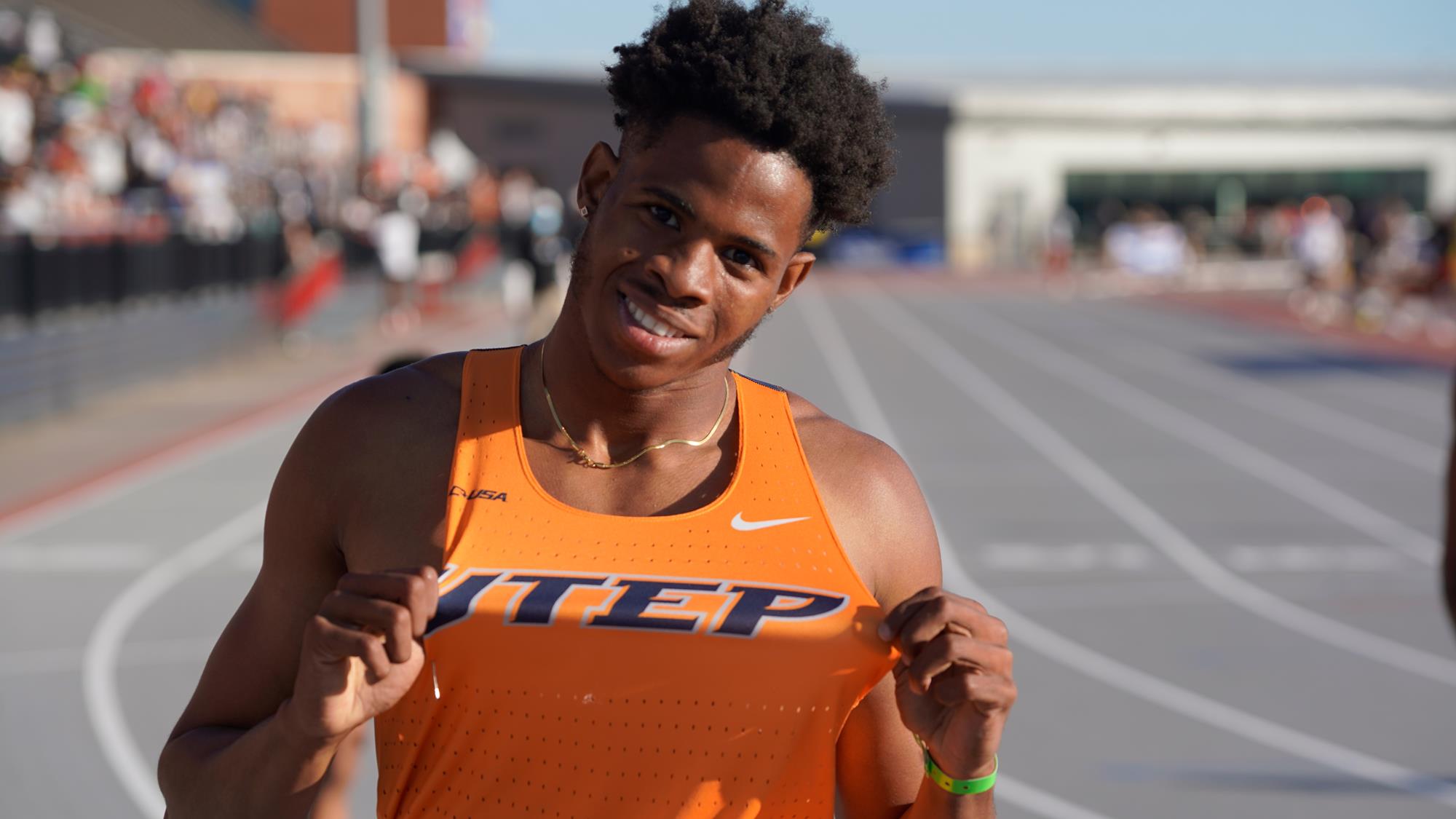 C-USA Names Jevaughn Powell Men’s Track Athlete of the Year - UTEP Miners