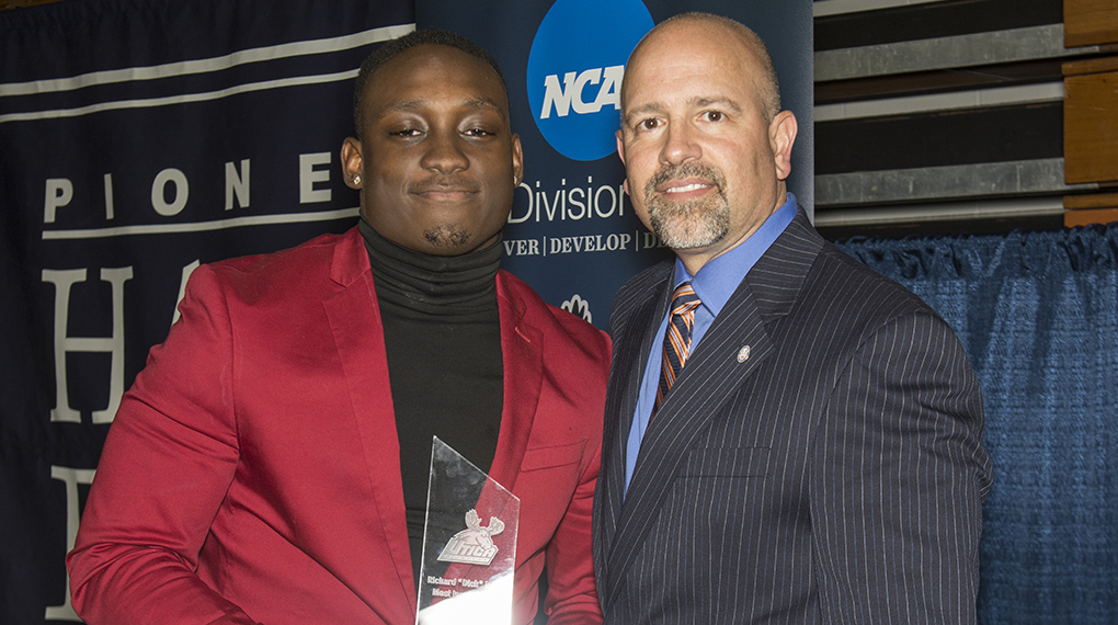 Juwan Wilson Earns Richard 'Dick' Miller Award - Utica University Athletics