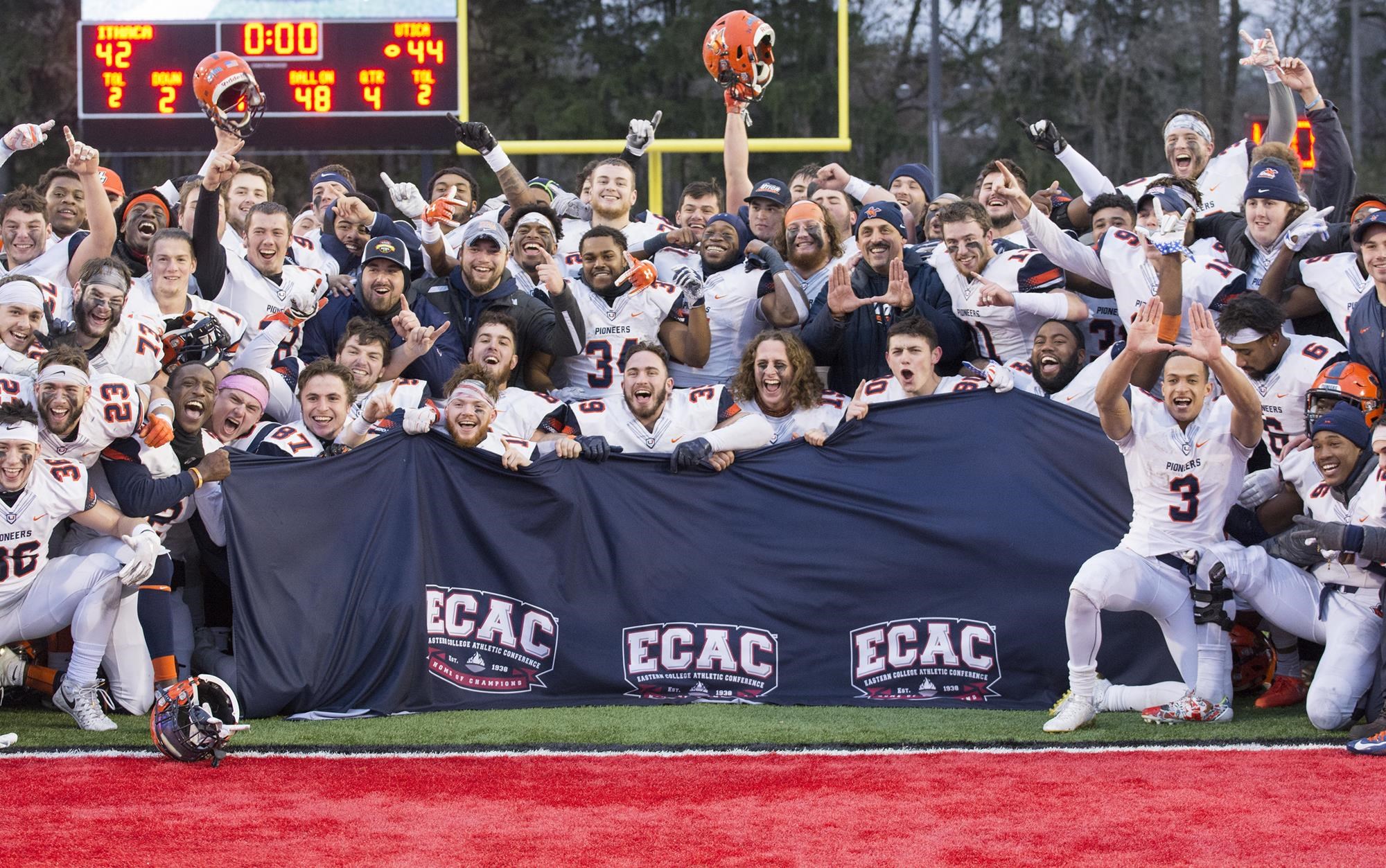 Utica Football Posts First Ever Bowl Win! - Utica University Athletics