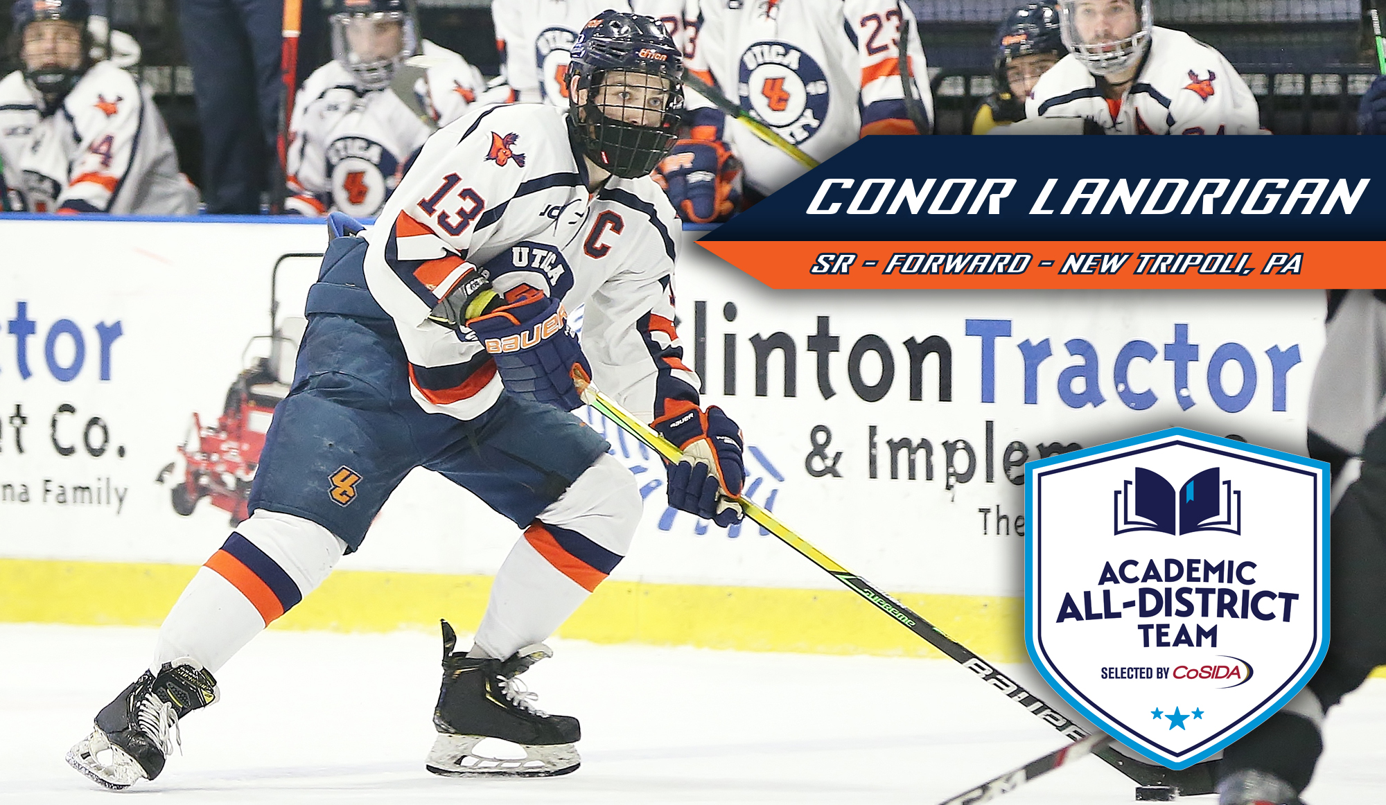 Conor Landrigan - Men's Ice Hockey - Utica University Athletics