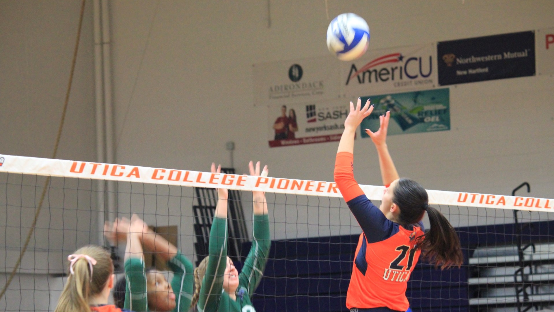 Volleyball Sweeps Sage to Tie Program Single Season Wins Record - Utica ...