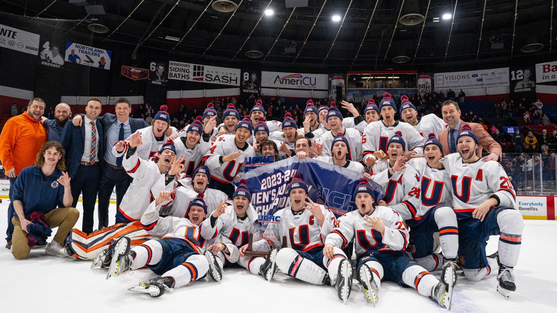 No. 2 Men’s Hockey Captures Third Straight UCHC Title - Utica ...