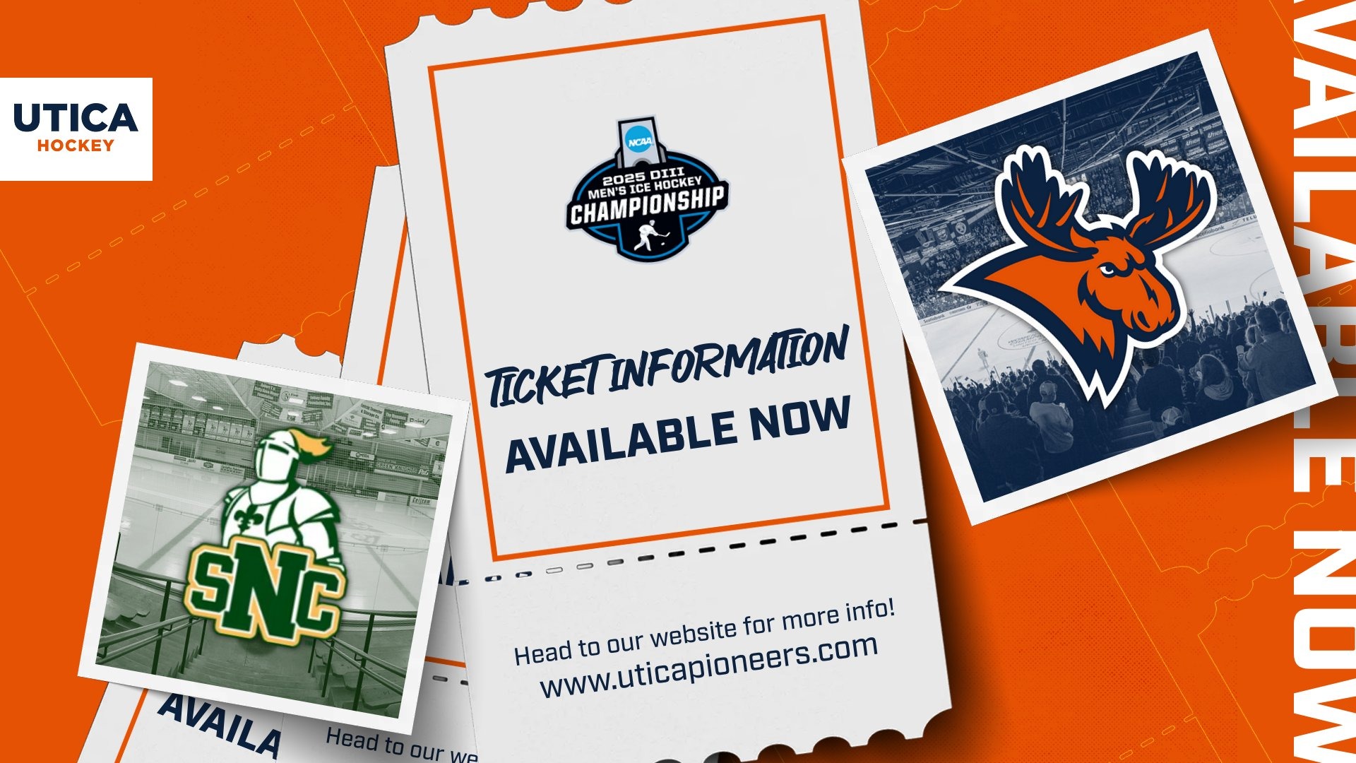 Men's Hockey Releases 2025 UCHC Tournament Ticket & 25-26 Season Ticket Information - Utica ...