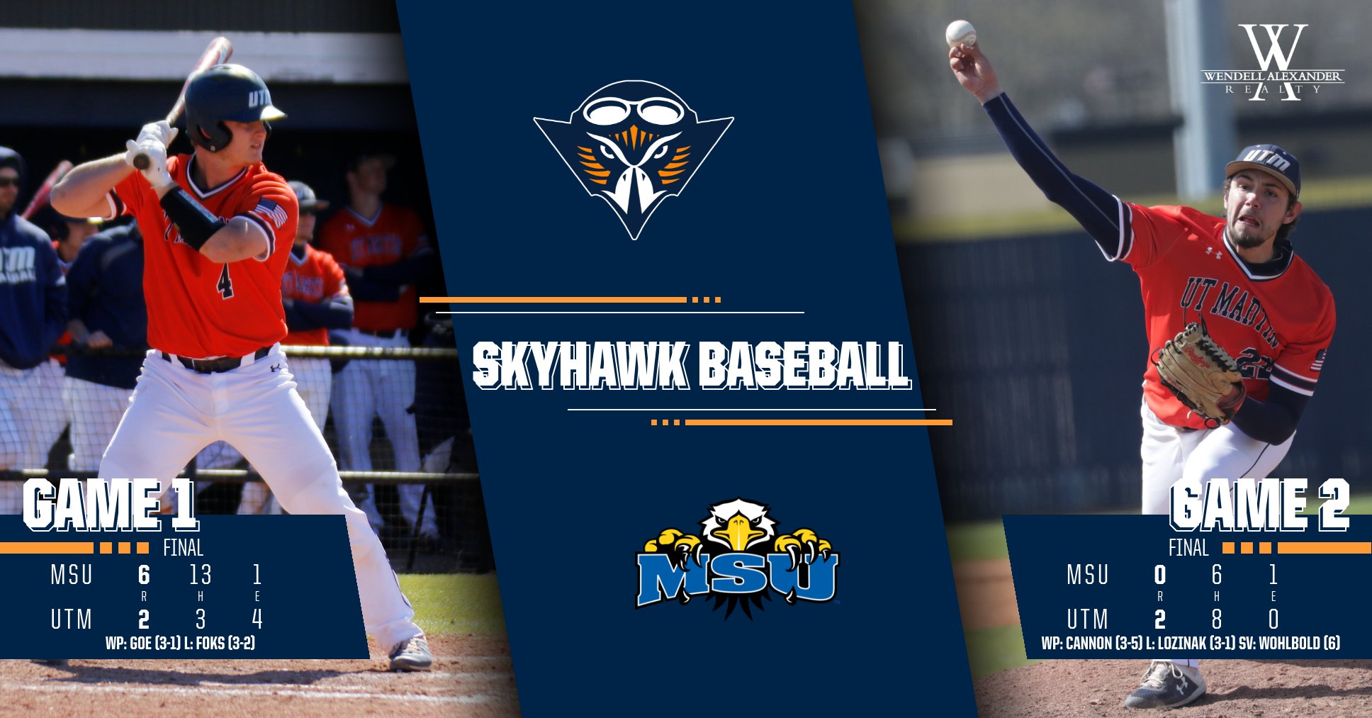 UT MARTIN BASEBALL TAKES OVC SERIES AGAINST MOREHEAD STATE WITH SUNDAY ...