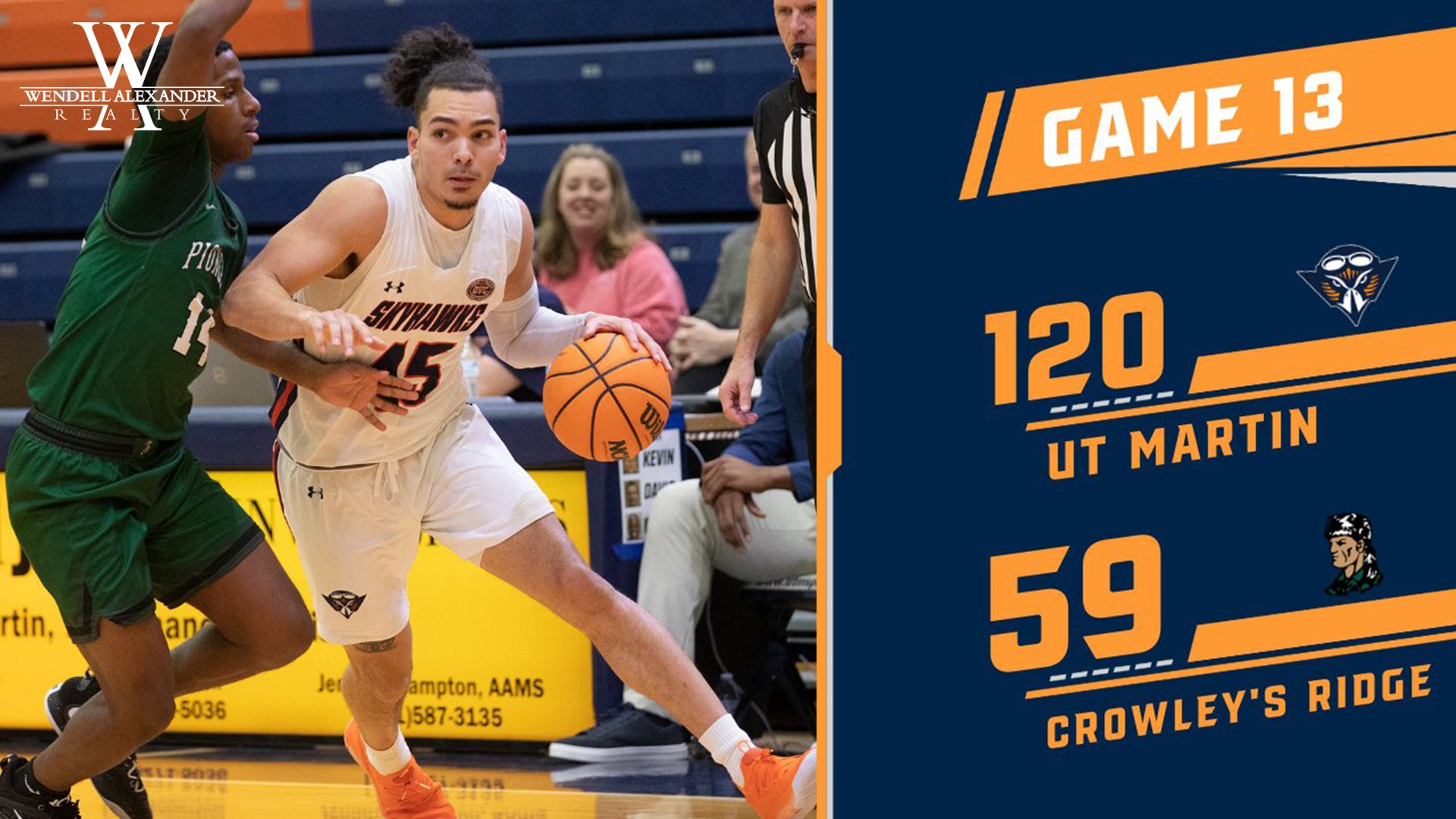 STEWART BURIES EIGHT TREYS AS SKYHAWK MEN’S HOOPS SPEEDS PAST CROWLEY’S ...