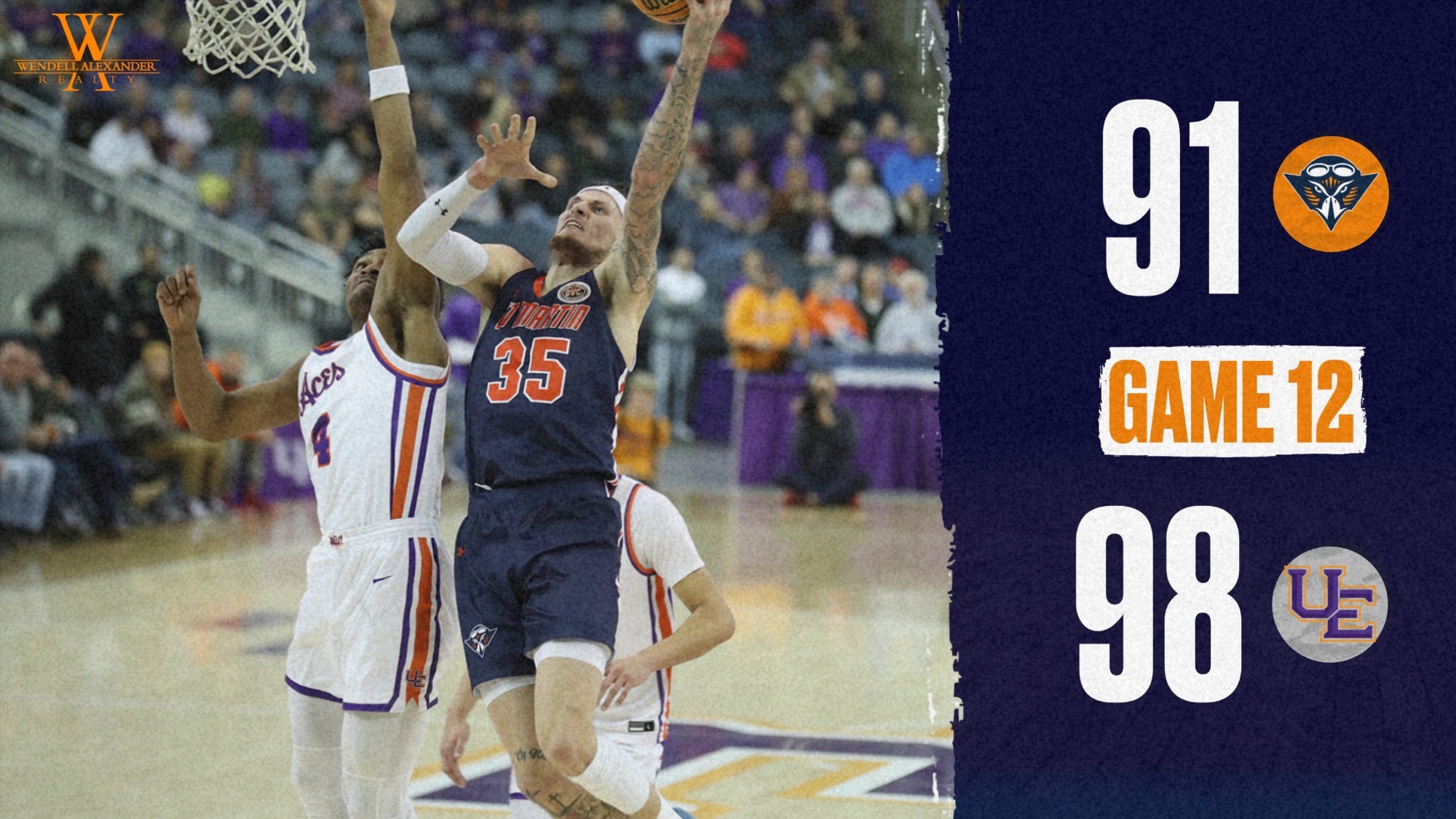 CREWS AND SEARS PRODUCE IMPRESSIVE SHOWINGS BUT UT MARTIN MEN’S ...