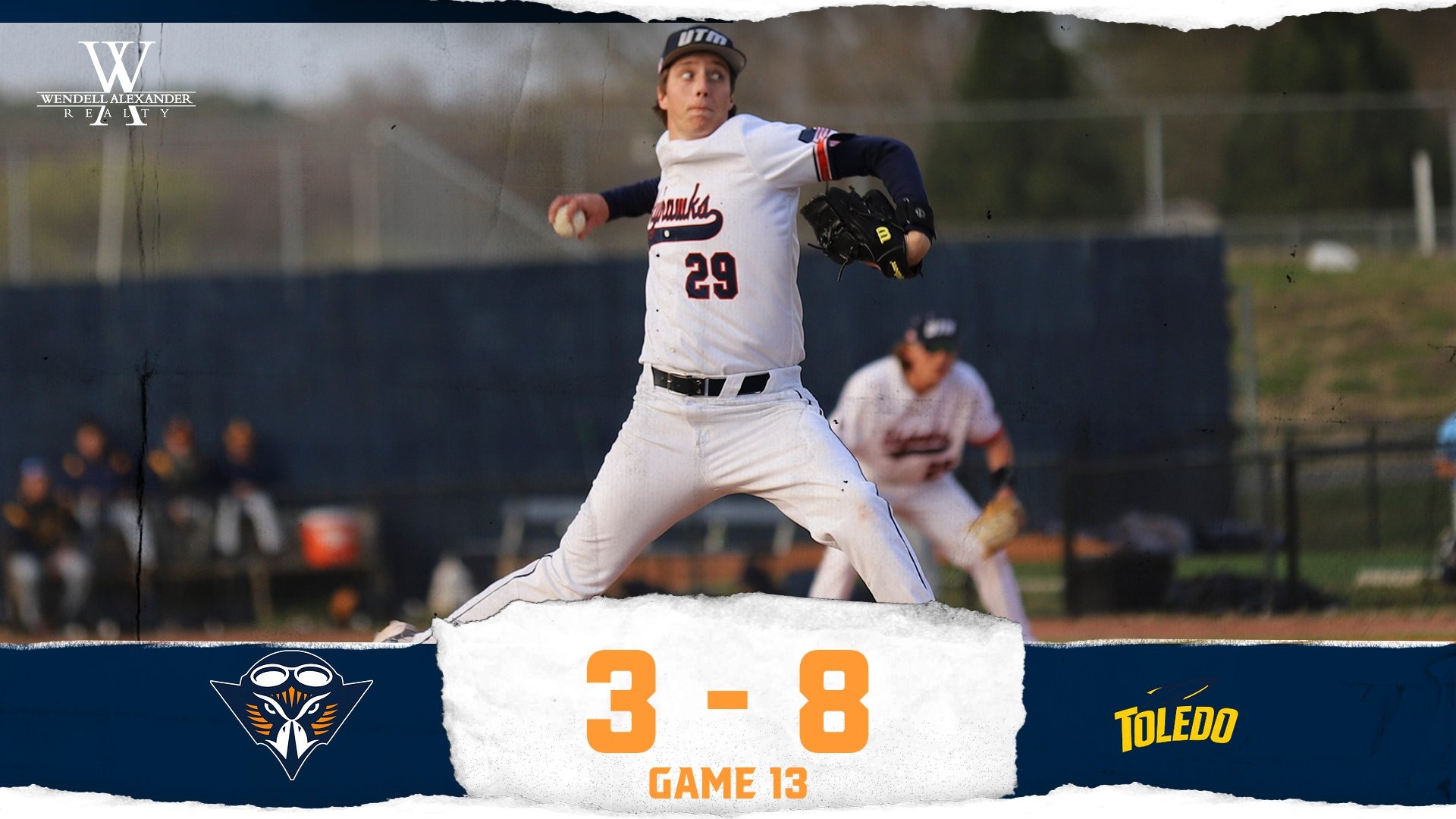 SKYHAWK BASEBALL STRIKES FIRST BUT DROPS 8-3 DECISION TO TOLEDO - UTM ...