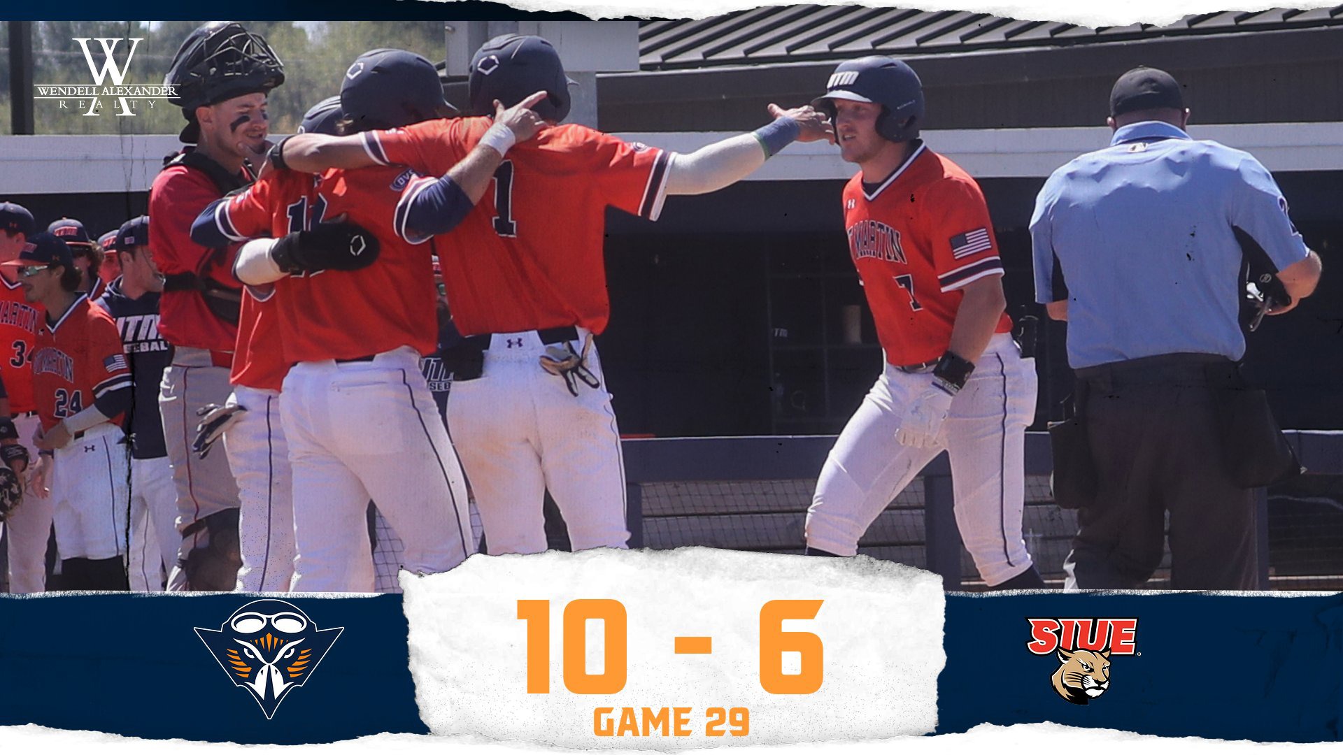 UT MARTIN BASEBALL PICKS UP SECOND STRAIGHT OVC SERIES WIN WITH 10-6 ...