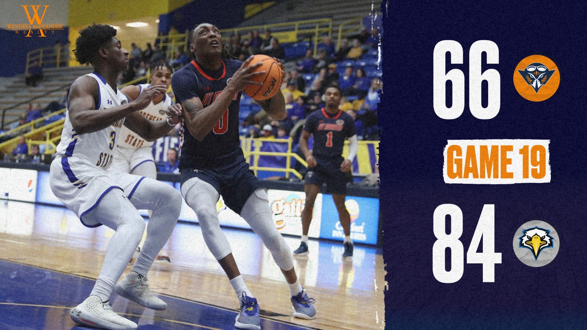 UT MARTIN MEN’S BASKETBALL FALLS 84-66 AT MOREHEAD STATE - UTM Athletics