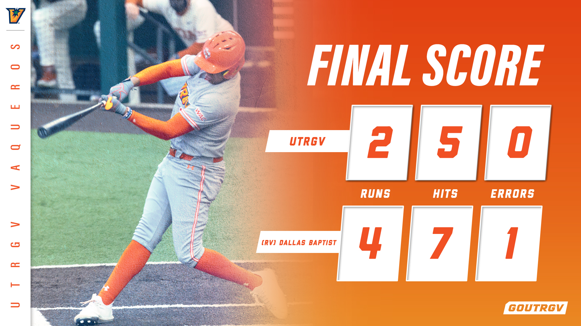 Freddy Rojas Jr. - 2022 - Baseball - UTRGV Athletics