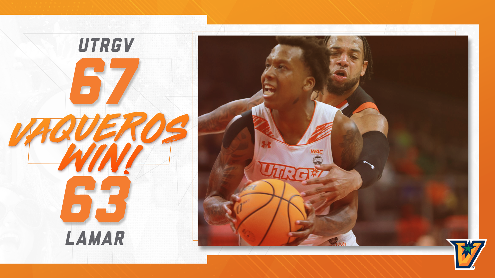 Men's Basketball Rallies Past Lamar - UTRGV Athletics